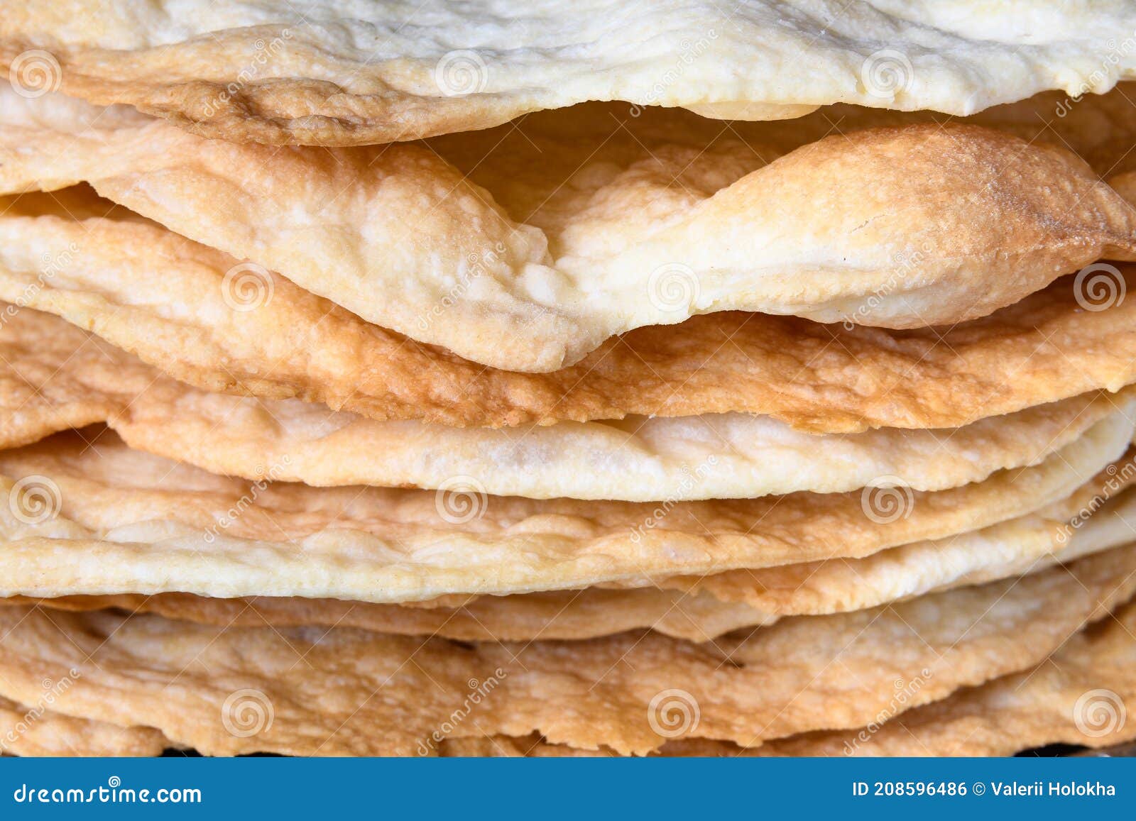Stack of Fresh Baked Crunchy Cake Layers Stock Photo - Image of home ...
