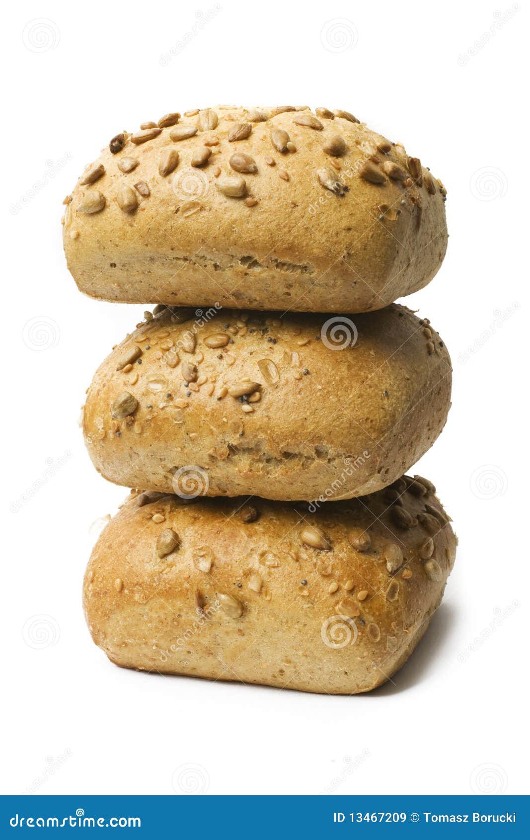 Stack of fresh baking stock image. Image of roll, fresh - 13467209