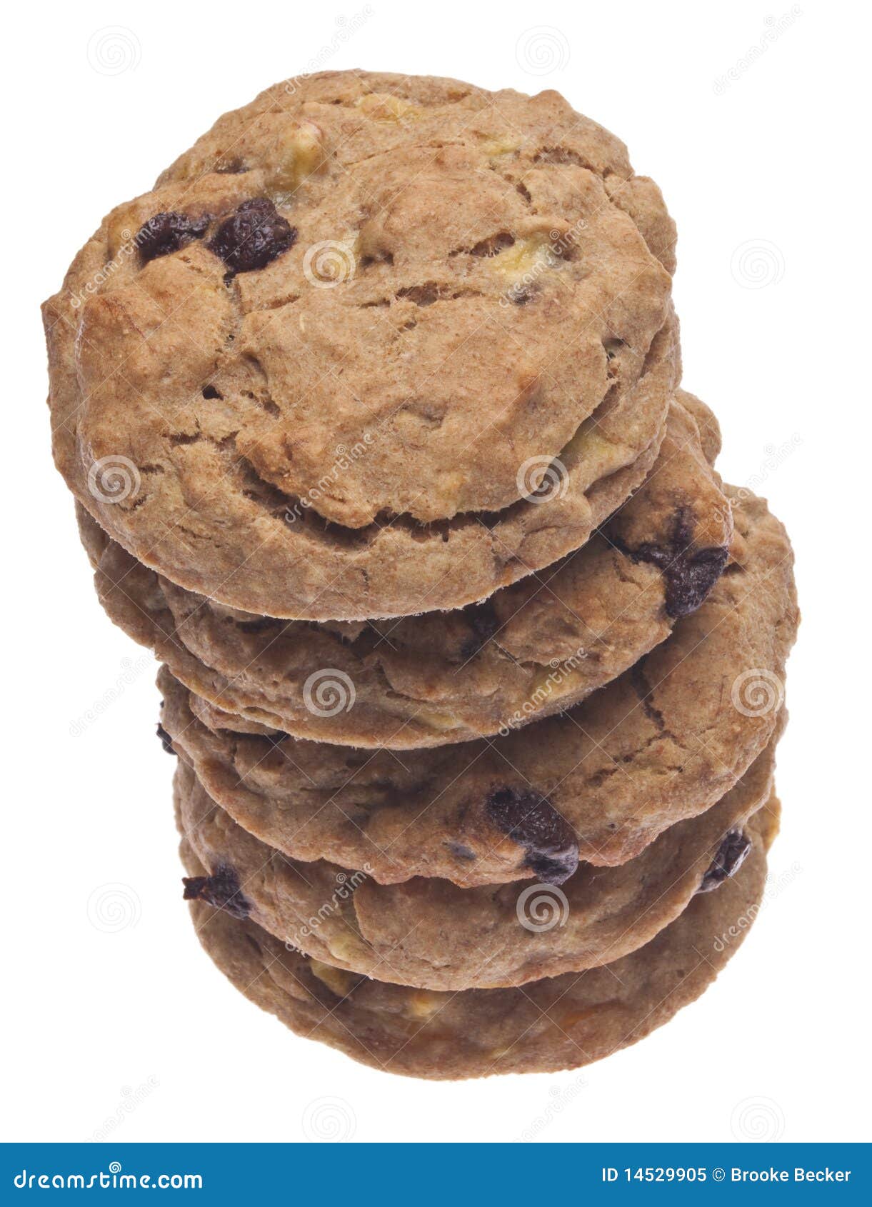 Stack of Fresh Cookies stock image. Image of food, chip - 14529905