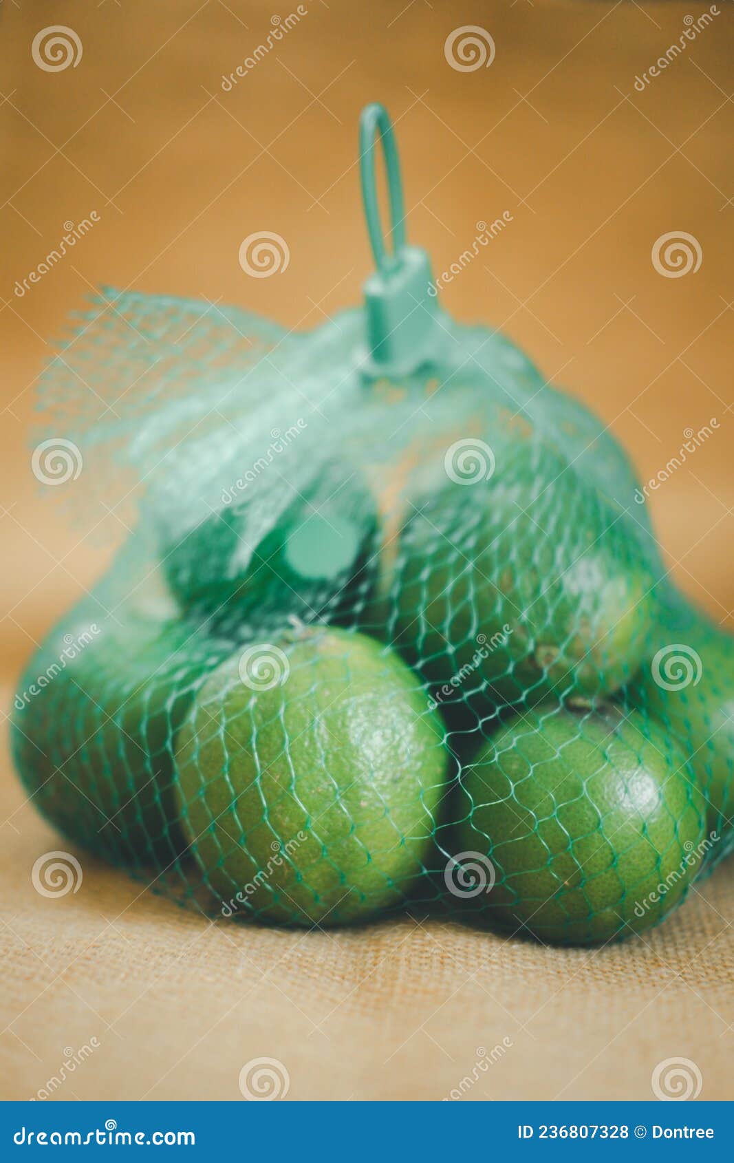 Fresh Lemon in a Green Net Mesh Bag Stock Photo - Image of healthy ...
