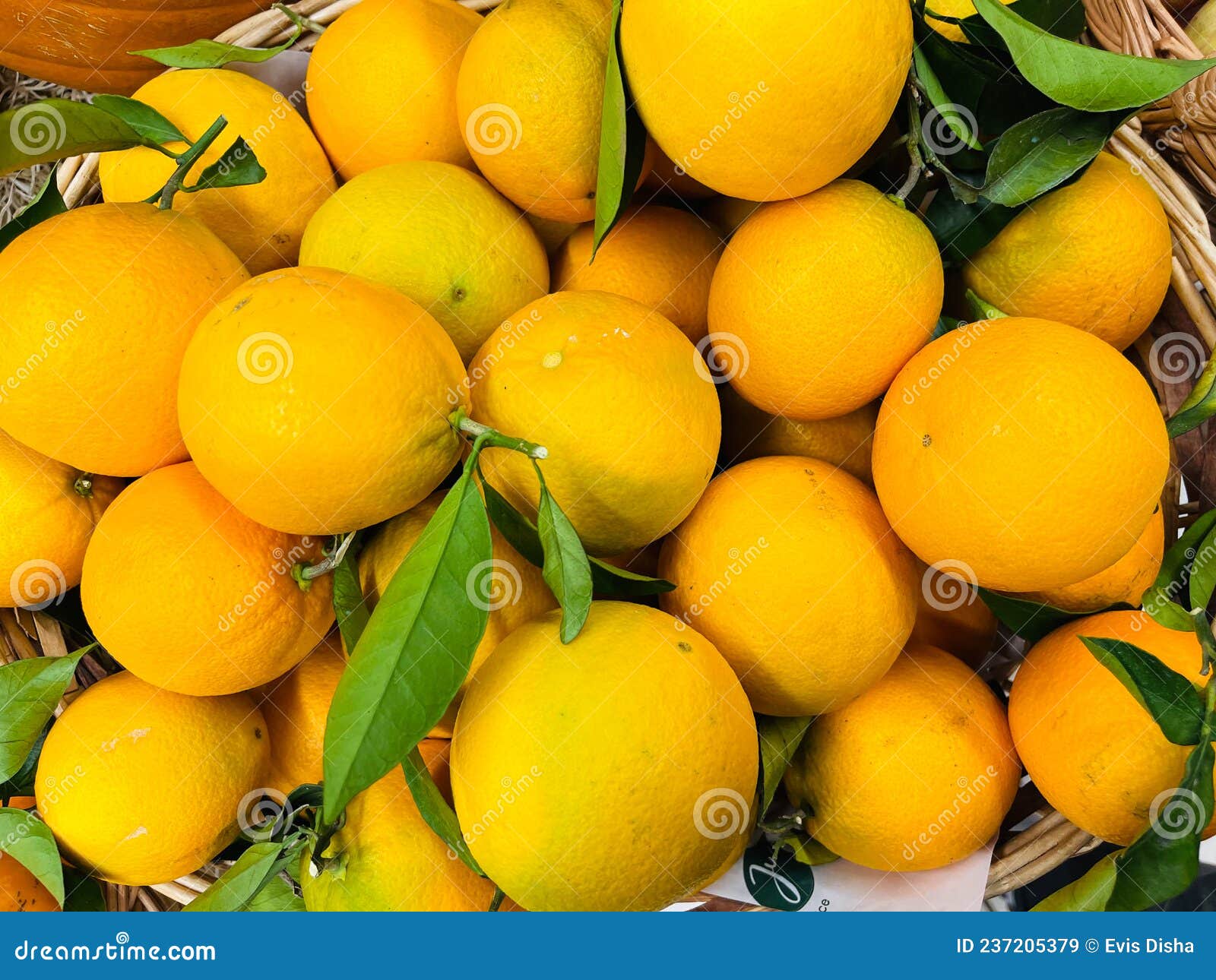 A Stack of Fresh Lemon at a Supermarket Stall. Organic Lemons . Stock ...