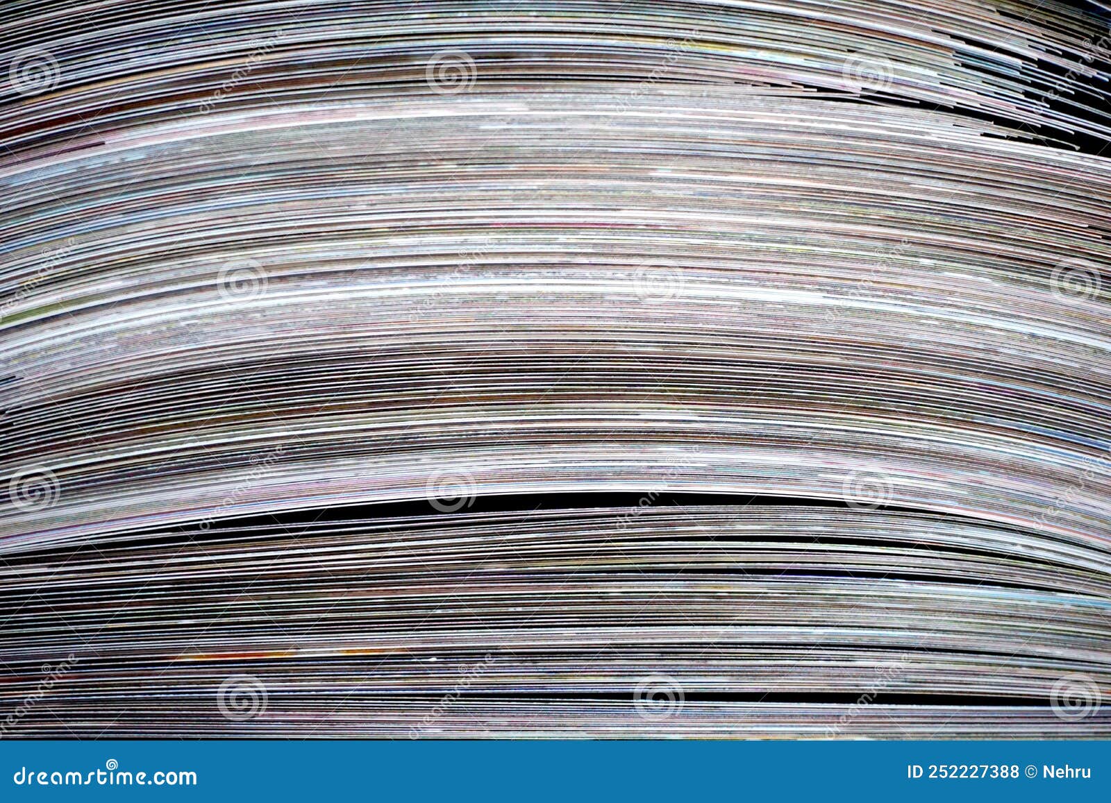 Printed Color Swatch With Density Meter And Paint Guide Isolated On ...