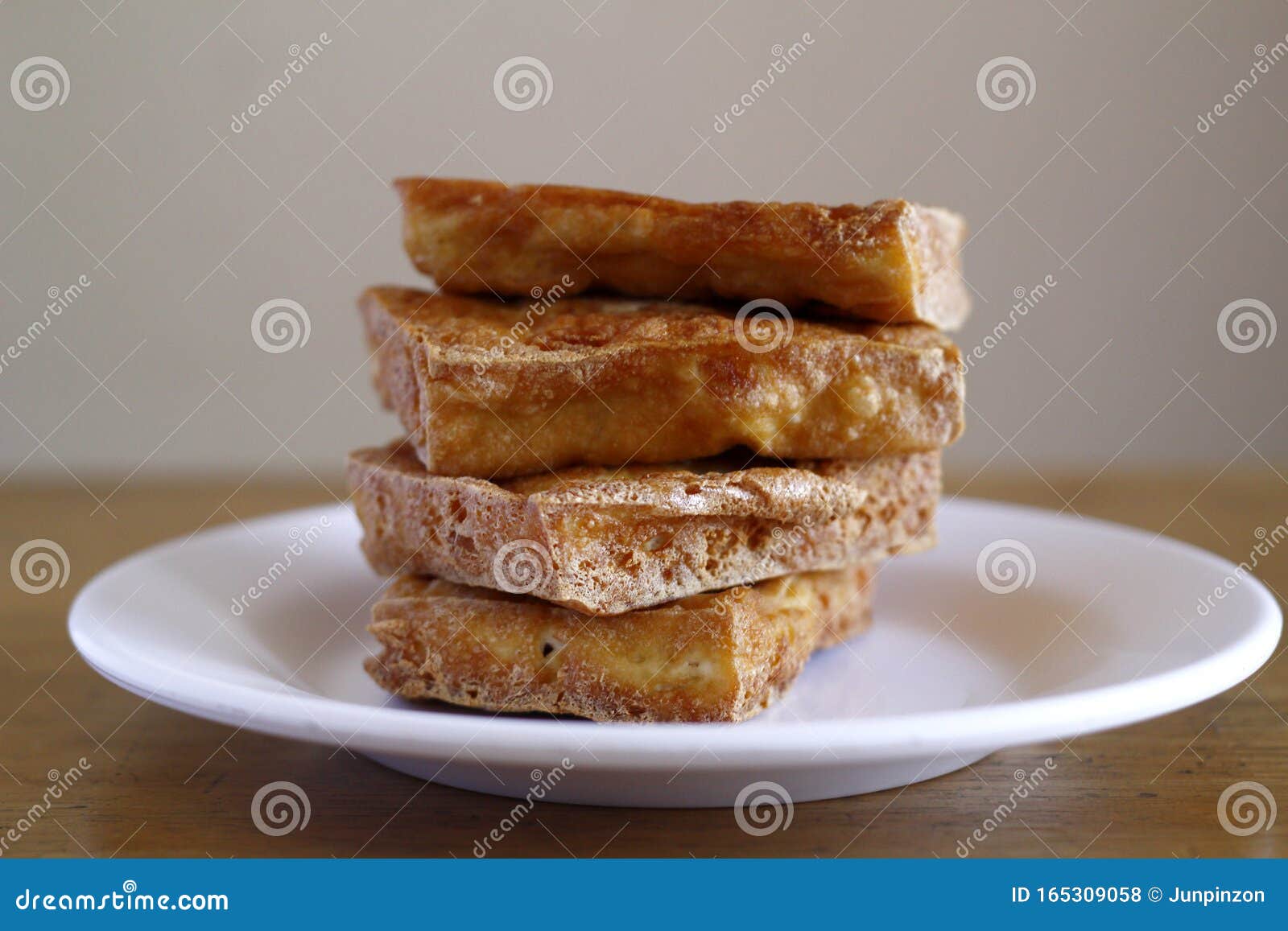 Stack of Freshly Fried Tokwa or Tofu Stock Photo - Image of ingredient ...