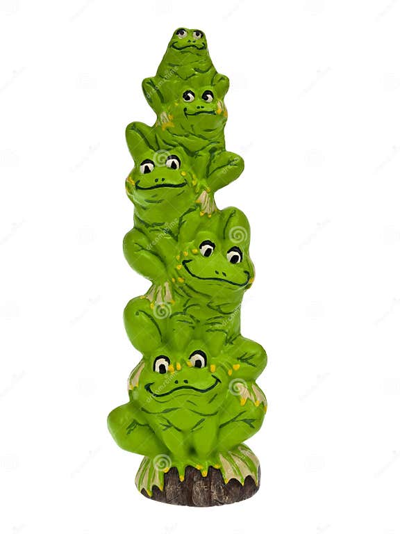 Stack of frogs stock photo. Image of happy, decorative - 11152588