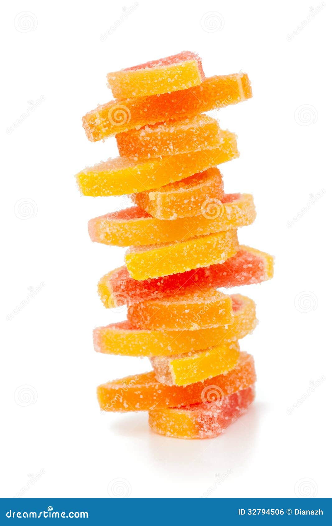 Stack of fruit jellies stock photo. Image of jelly, sugar - 32794506