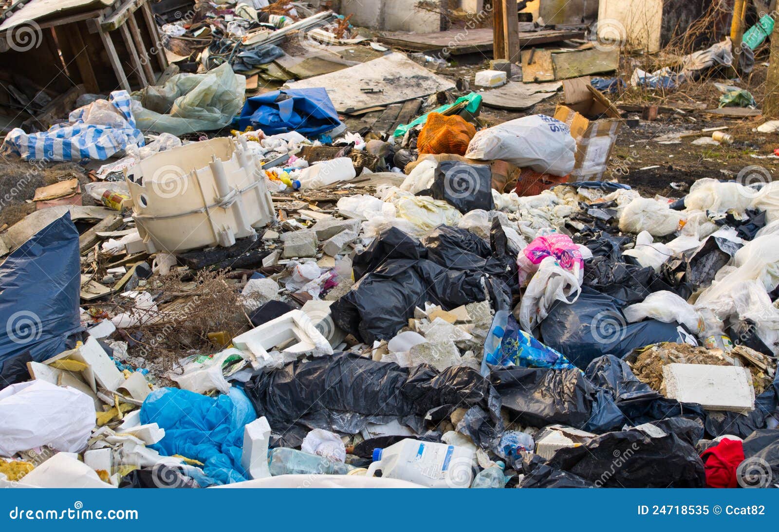 Stack of garbage stock image. Image of earth, abandoned - 24718535