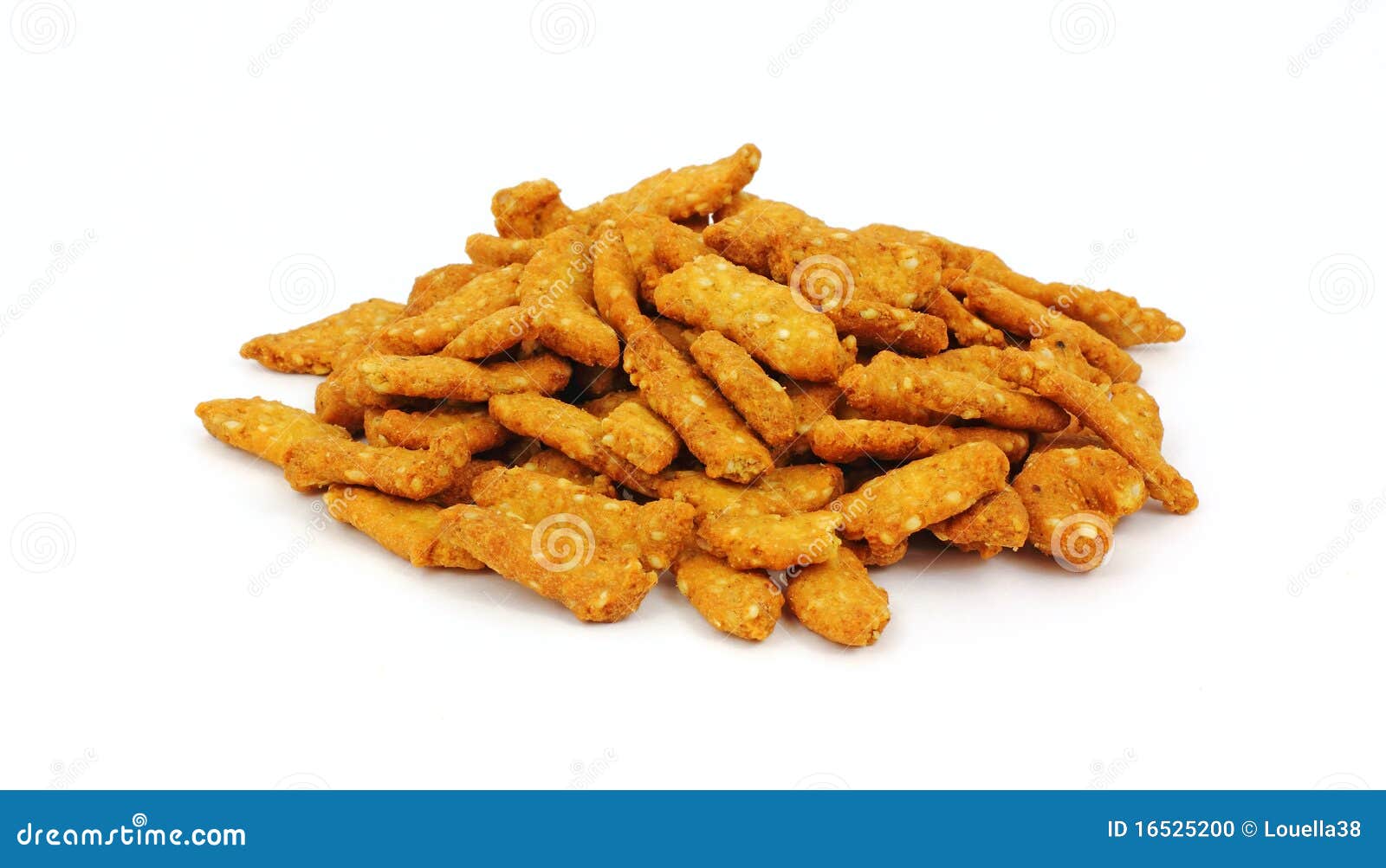 Stack Garlic and Sesame Snack Sticks Stock Photo - Image of isolated ...