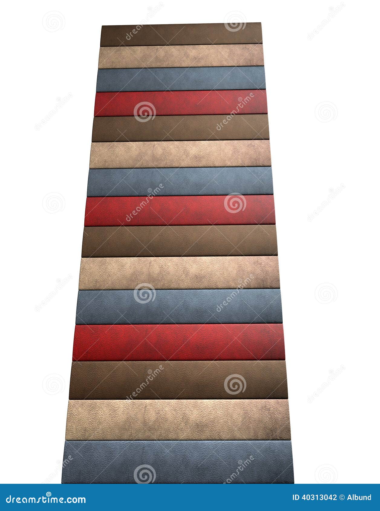 Stack of Generic Leather Books Stock Photo - Image of education, page ...