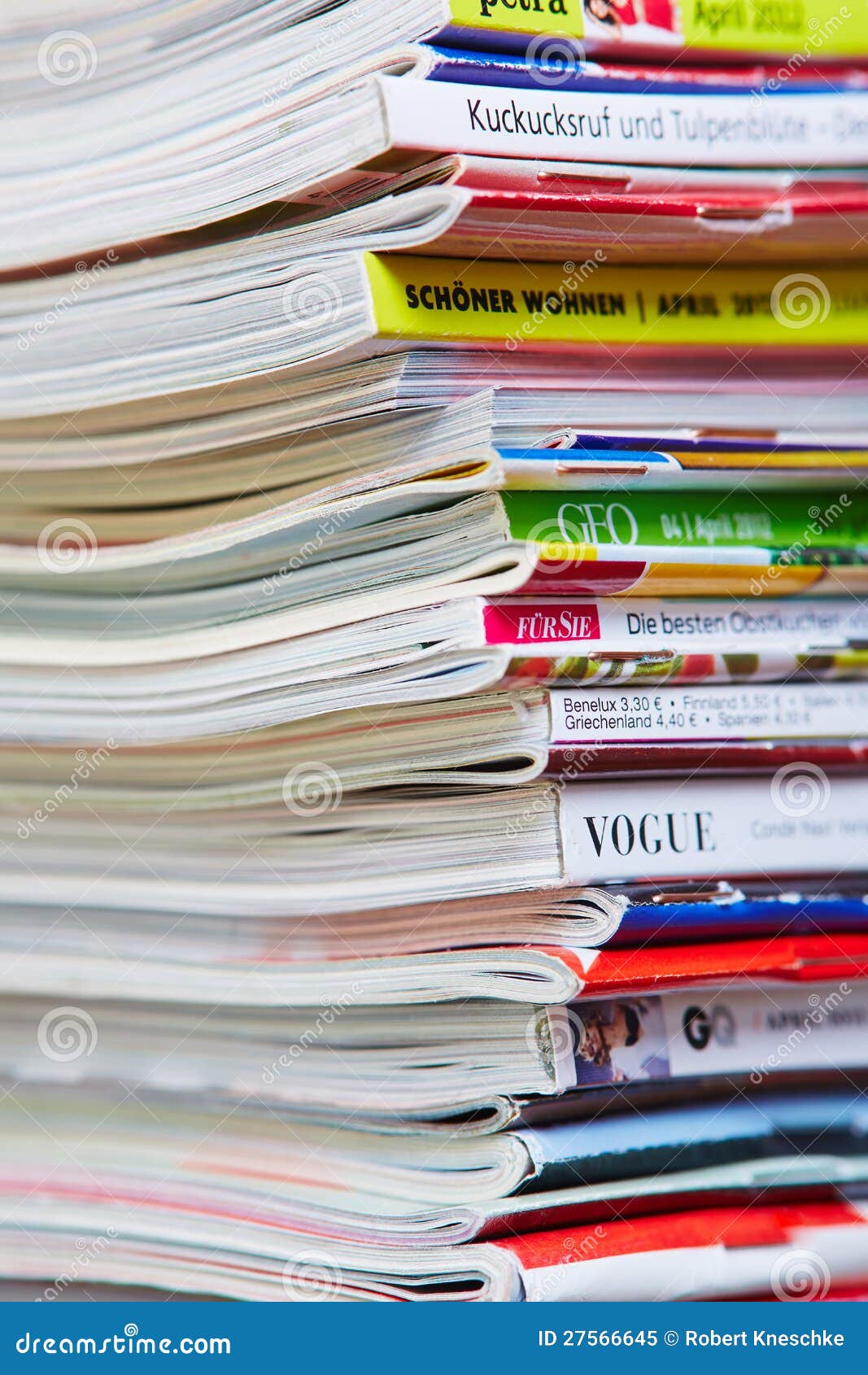 Stack of German magazines editorial image. Image of issue - 27566645