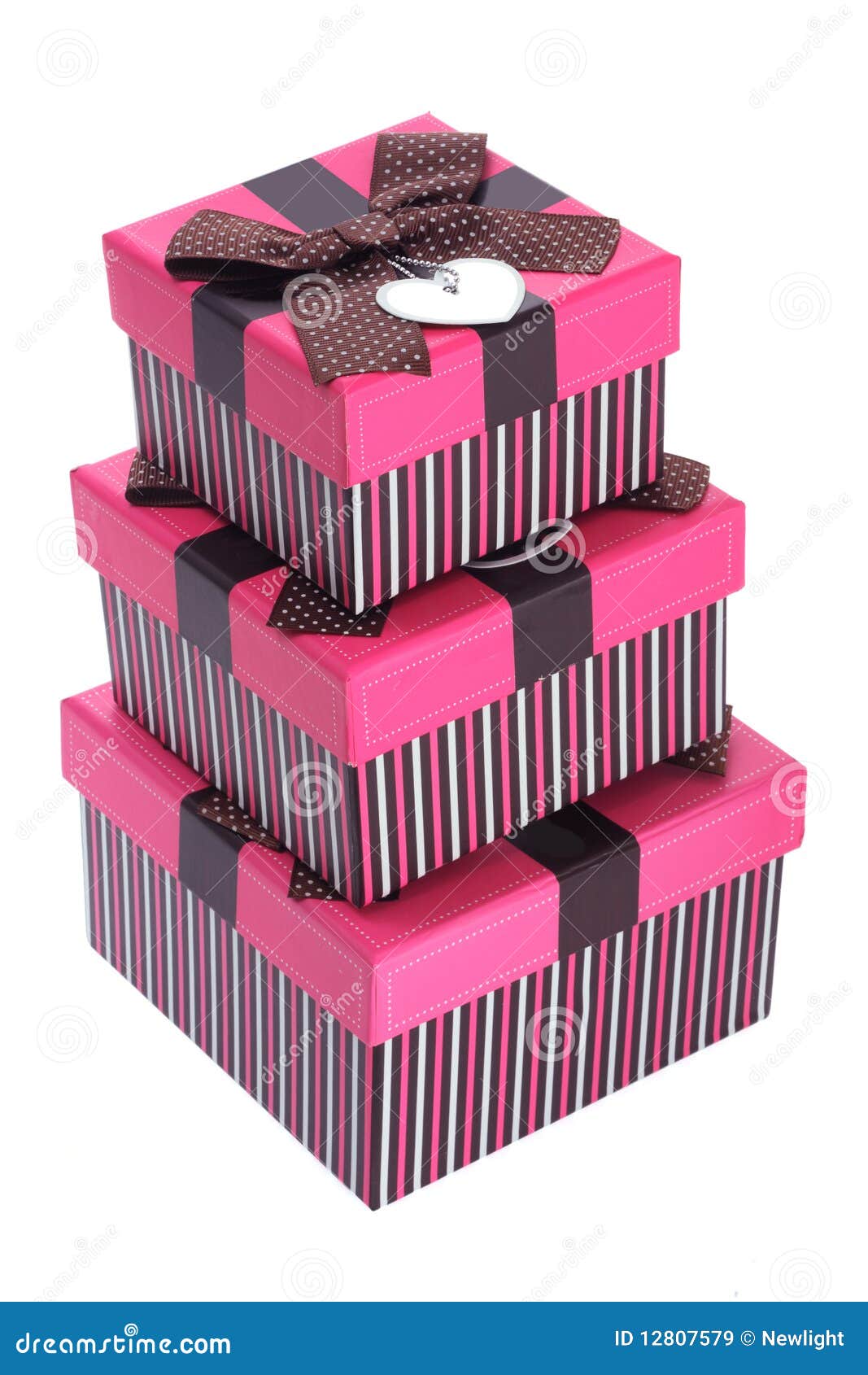 Stack of Gift Boxes stock image. Image of still, ribbons - 12807579
