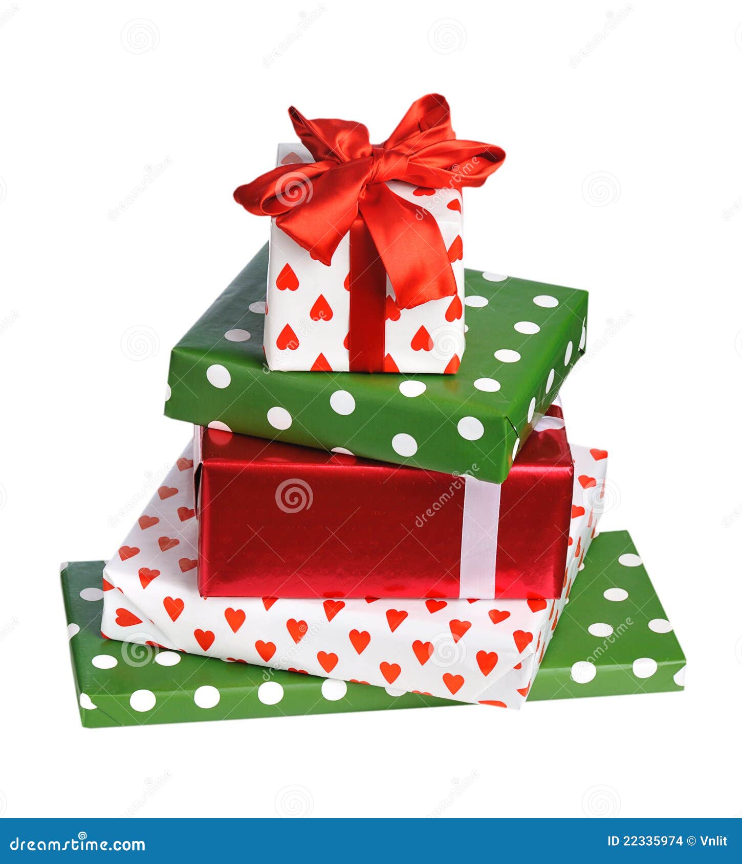 Stack of gift boxes stock photo. Image of green, silk - 22335974