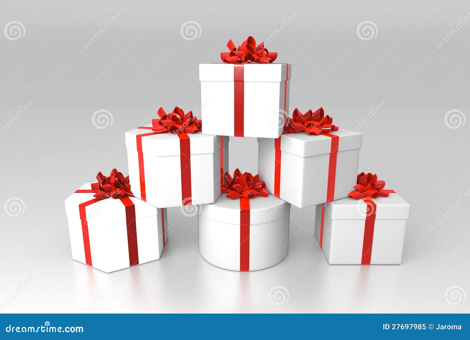 Stack of gift boxes stock illustration. Illustration of package - 27697985