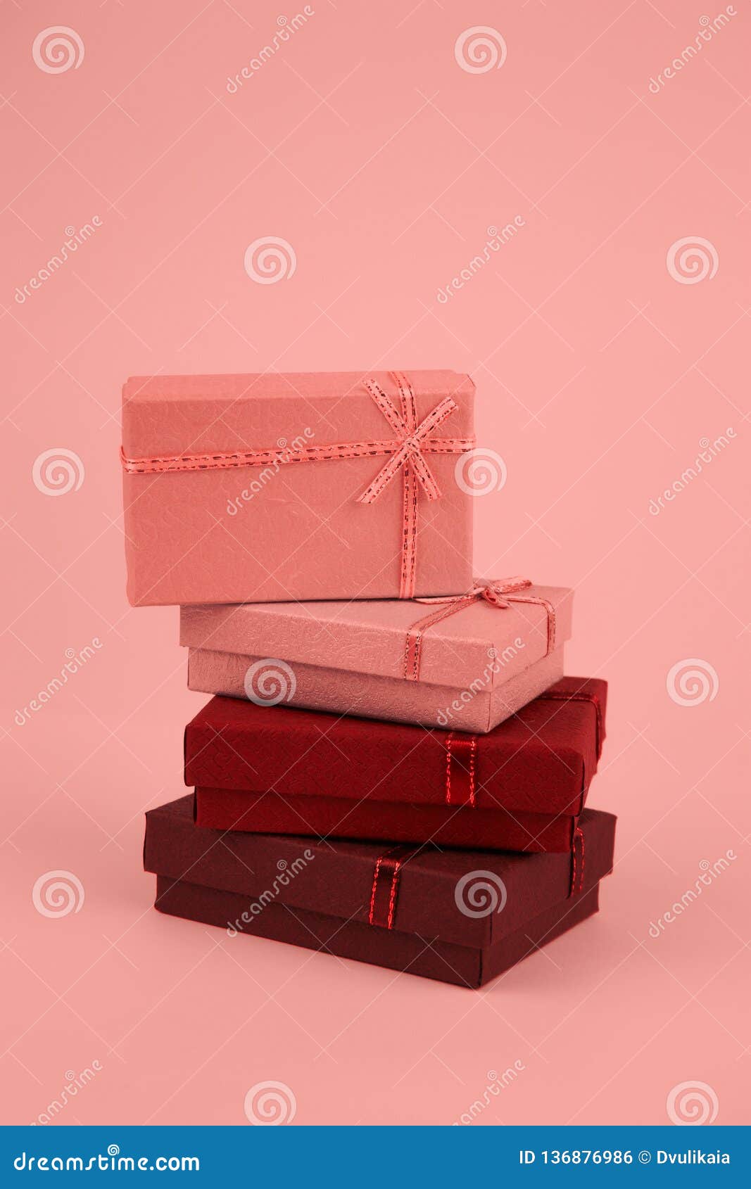 Stack of gift boxes stock photo. Image of folding, celebration - 136876986