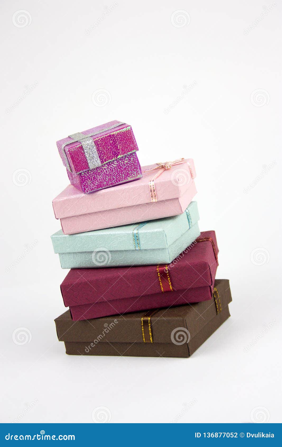 Stack of gift boxes stock photo. Image of gift, celebration - 136877052