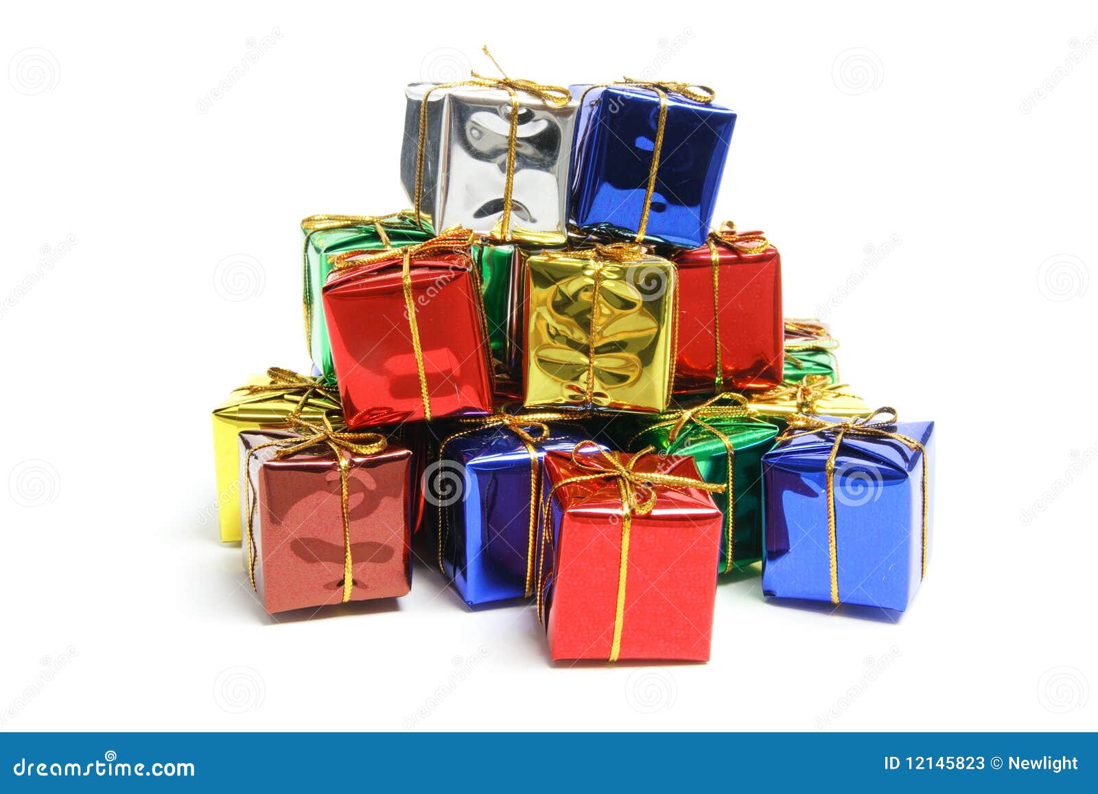 Stack of Gift Parcels stock image. Image of gifts, pile - 12145823