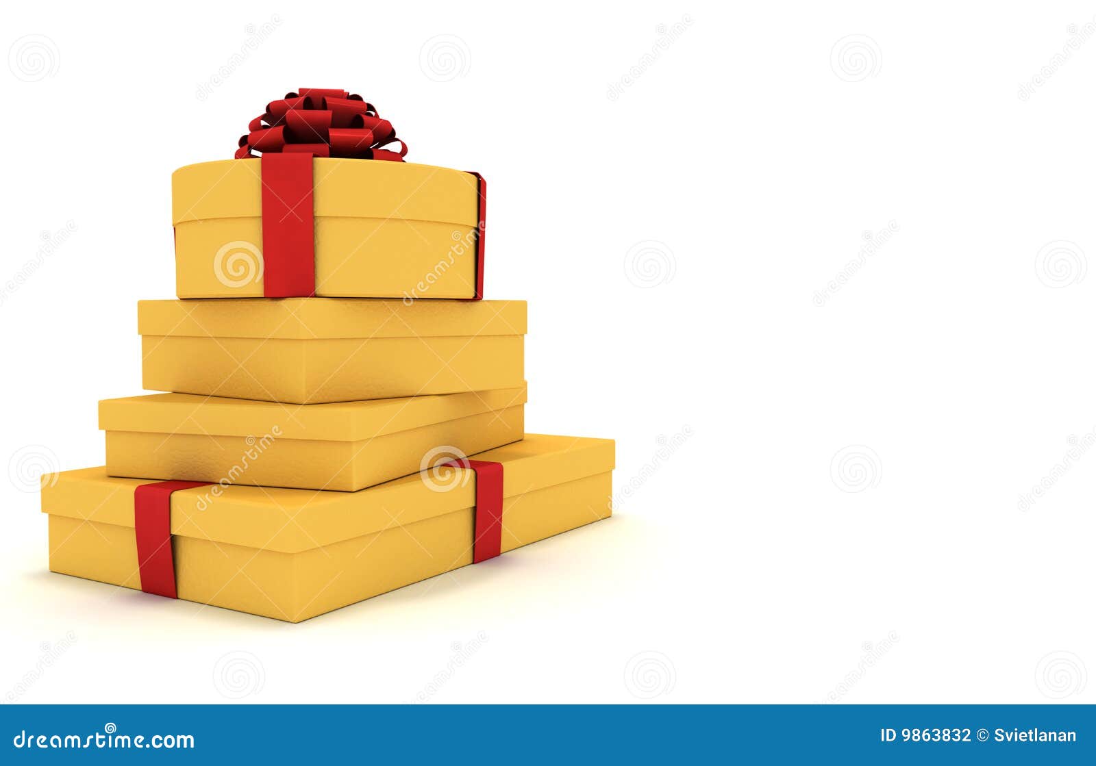 Stack of gifts stock illustration. Illustration of stack - 9863832