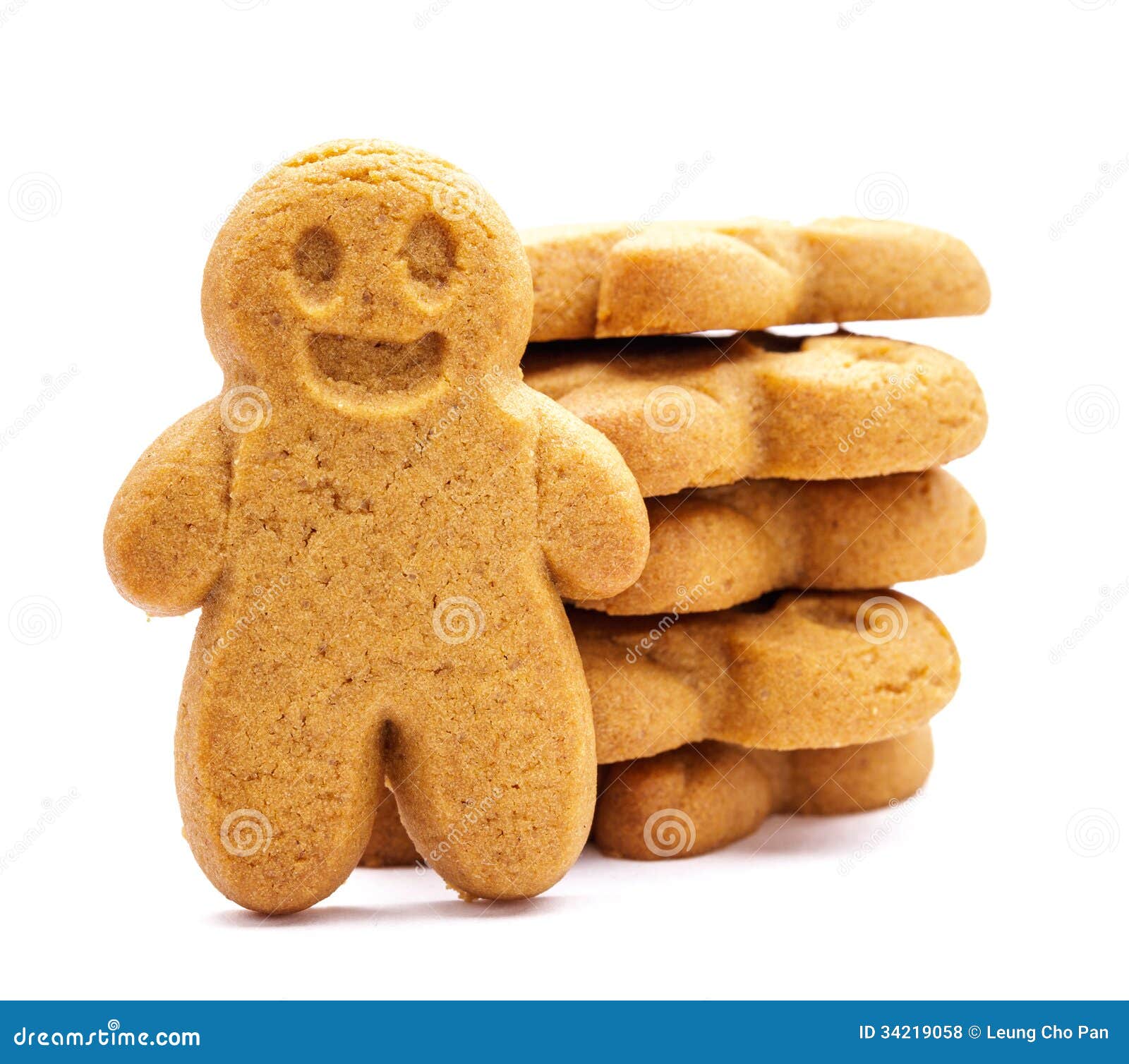 Stack of Gingerbread Cookies Stock Photo - Image of bread, food: 34219058