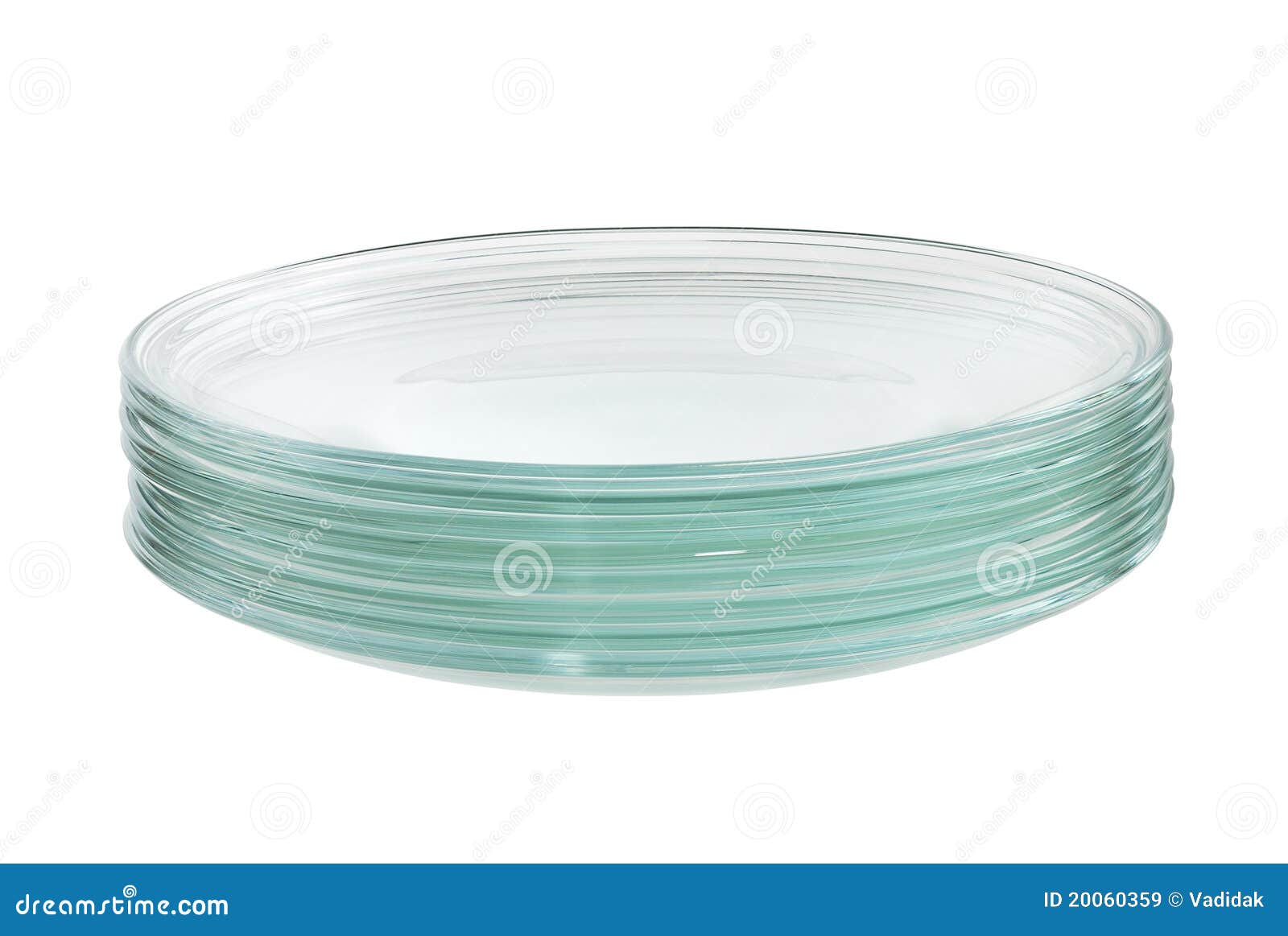 Stack of glass plates stock image. Image of flat, kitchen - 20060359