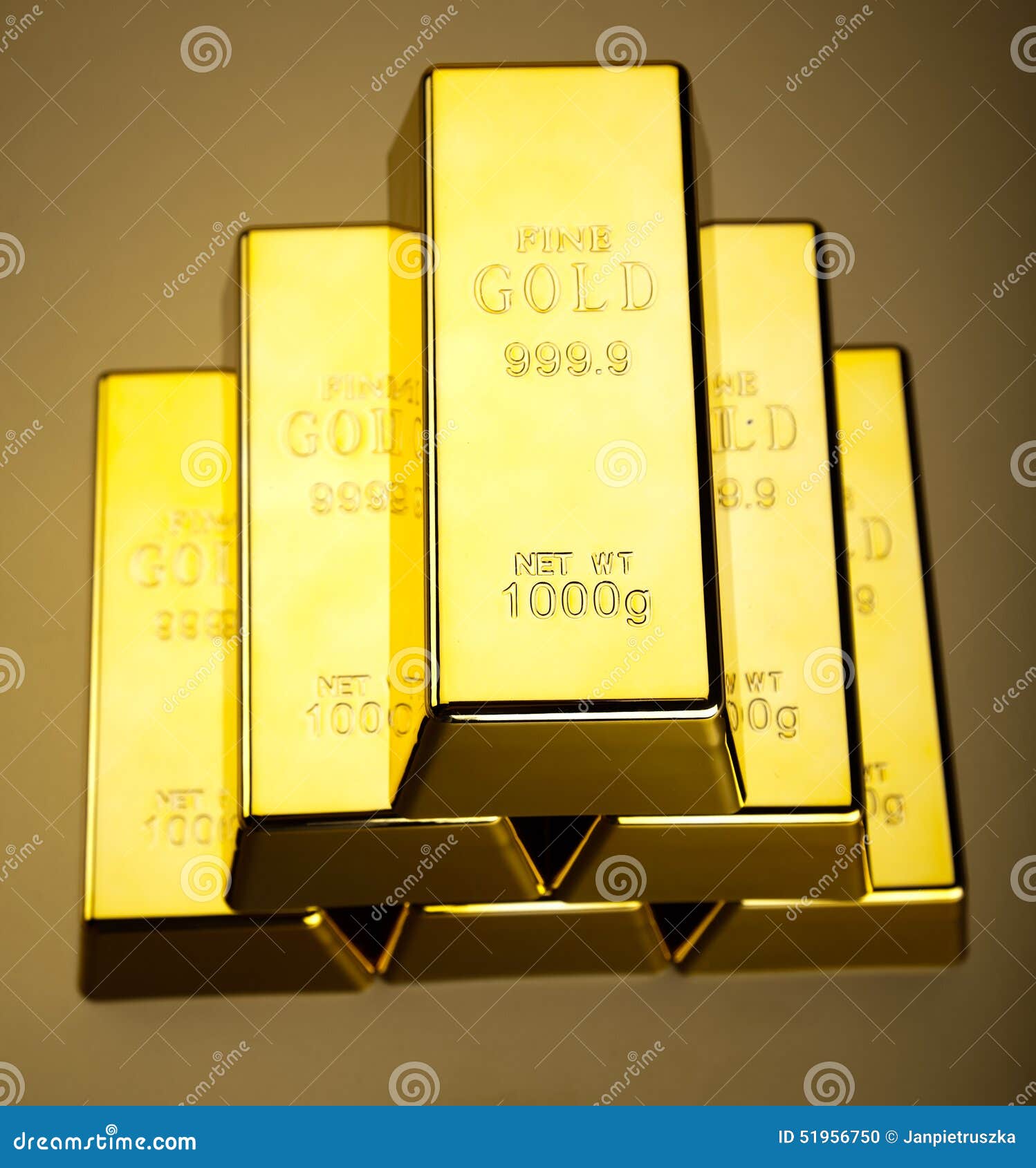 Stack of Gold Bars, Ambient Financial Concept Stock Photo - Image of ...