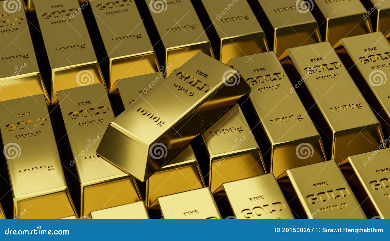 Stack of Gold Bars Background. Banking Business Concept Stock ...