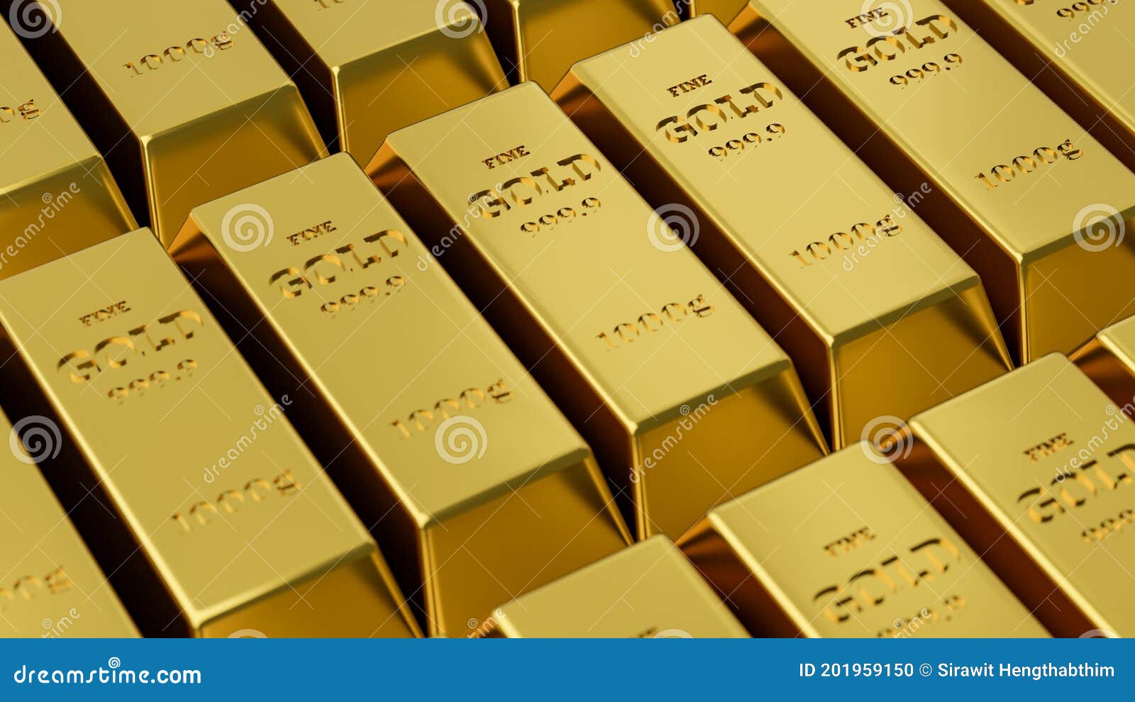 Stack of Gold Bars Background. Banking Business Concept Stock ...