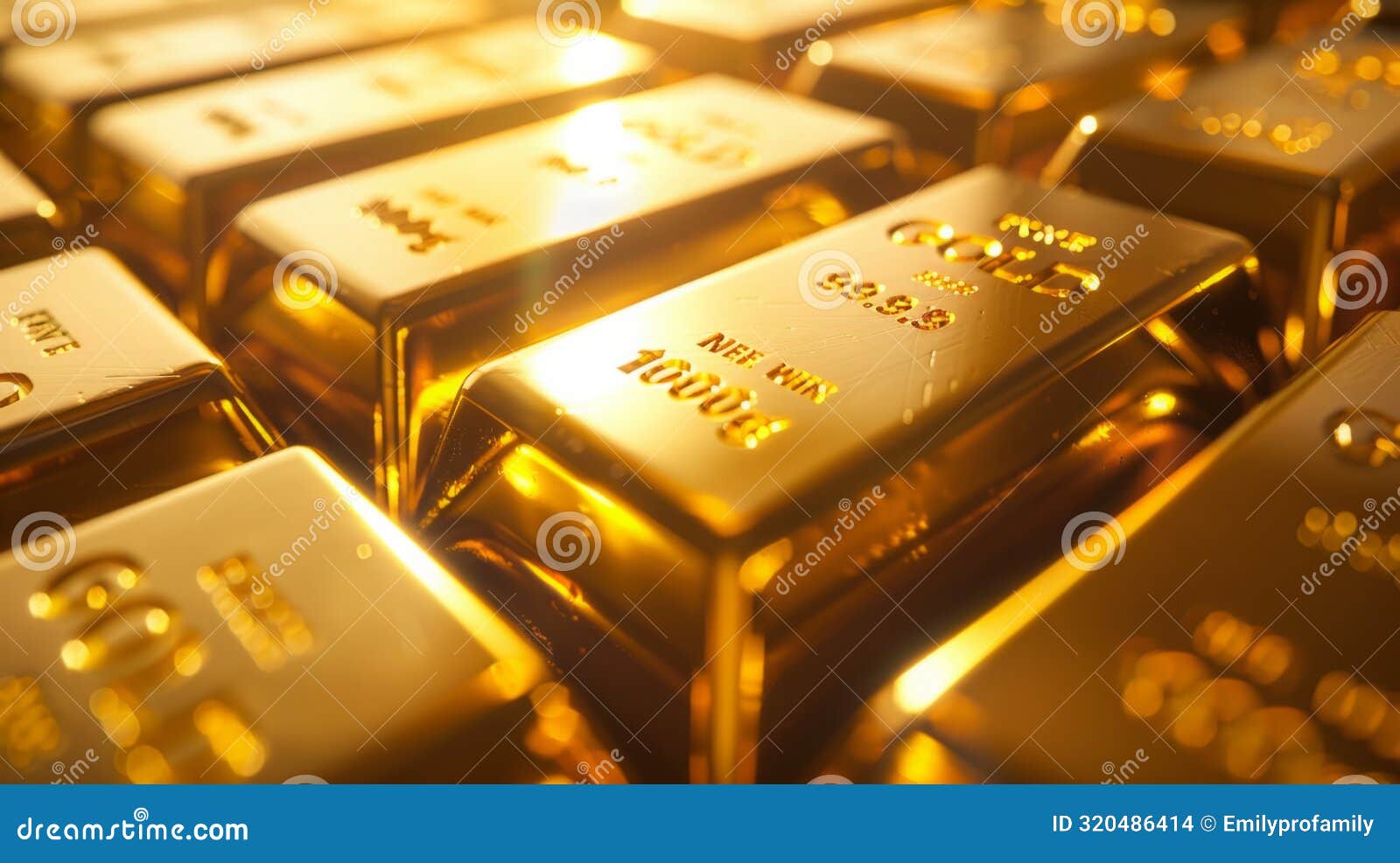 Stack of Gold Bars, Close Up Stock Photo - Image of finance, bars ...