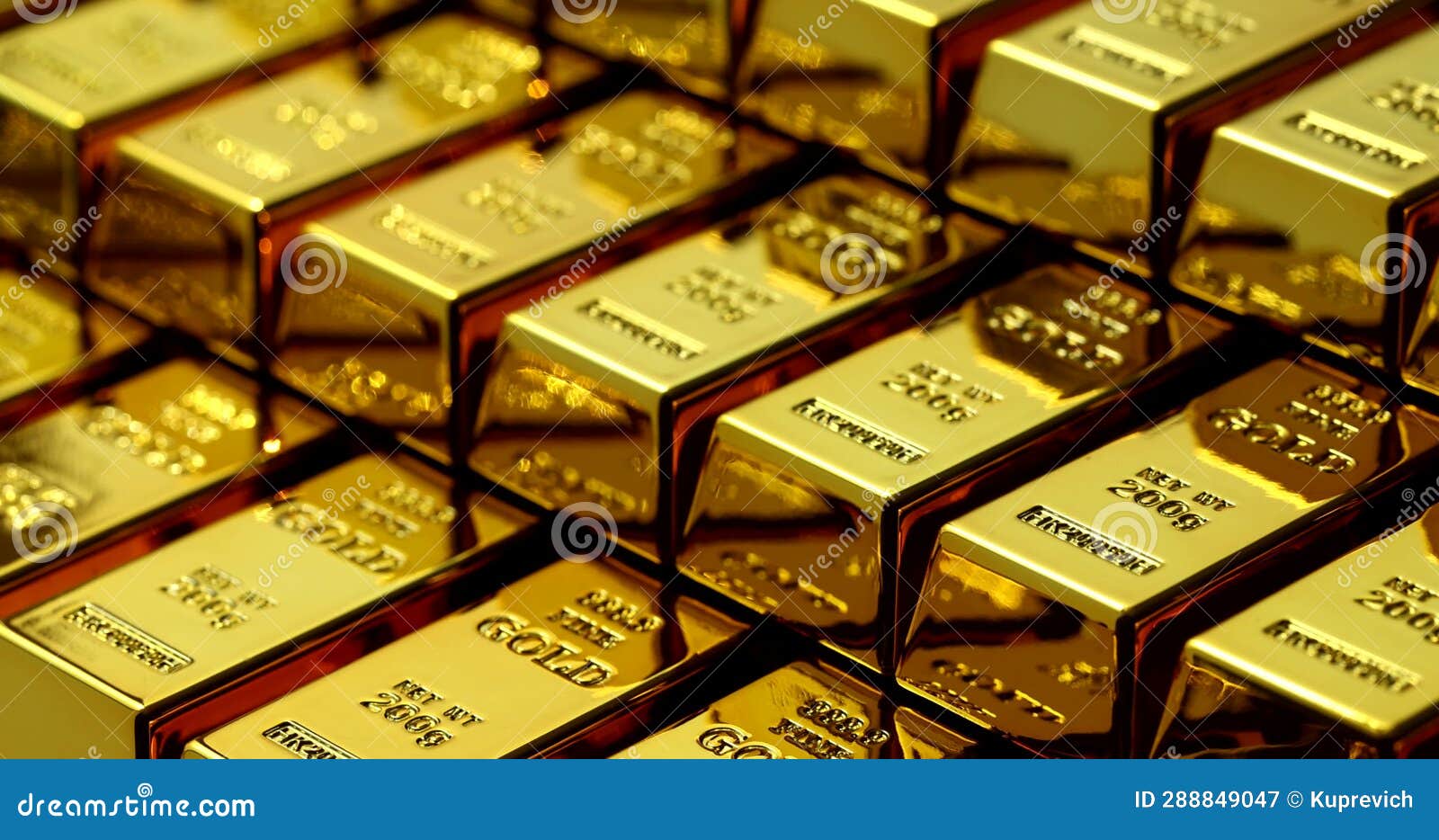 Stack of Gold Bars and Financial Concept Stock Video - Video of ...