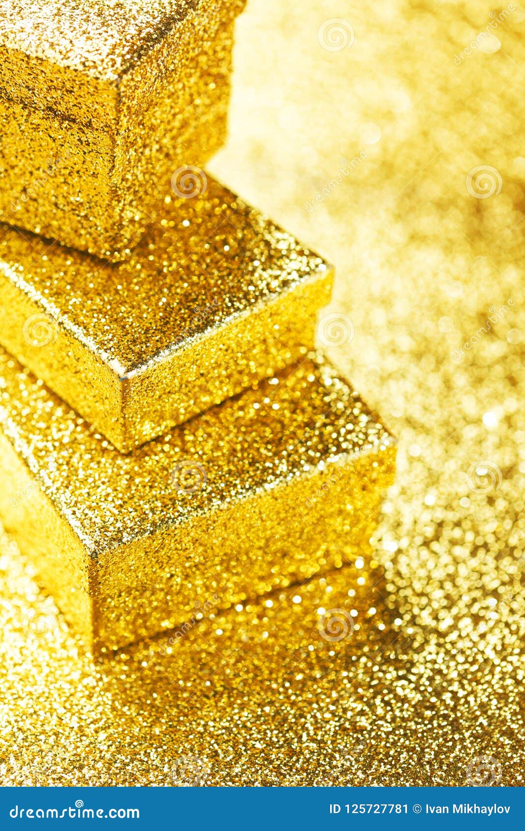 Stack of holiday gifts stock image. Image of bokeh, celebrate - 125727781