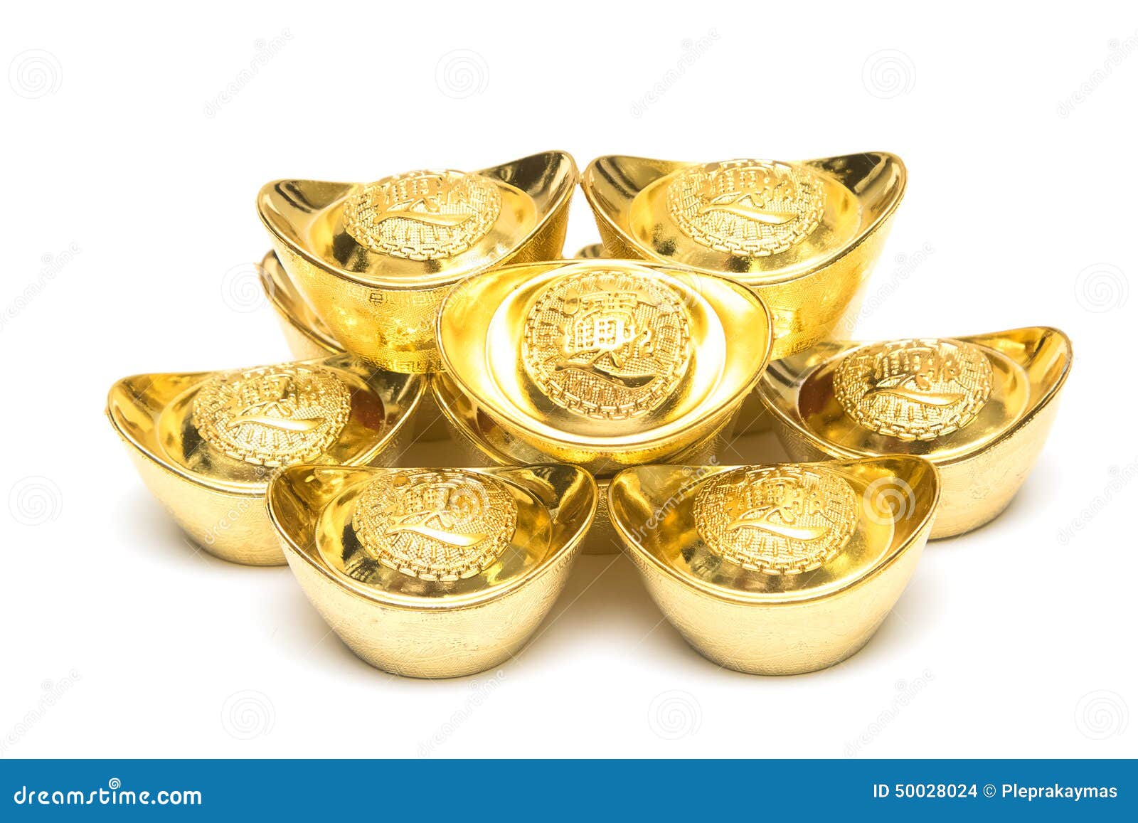 Stack of gold ingots stock photo. Image of celebration - 50028024