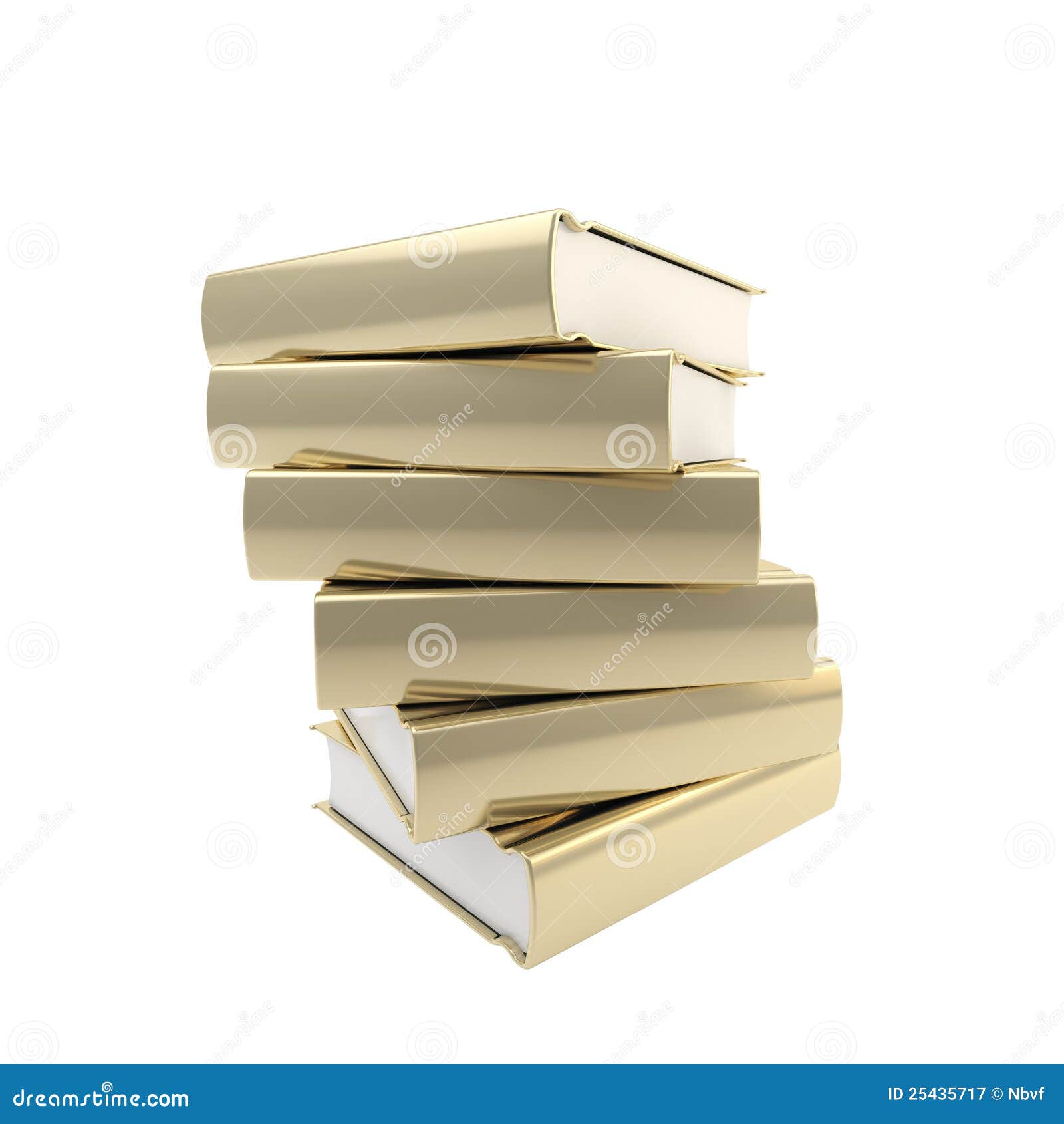 Stack of Golden Books, Shiny and Glossy Stock Image - Image of isolated ...