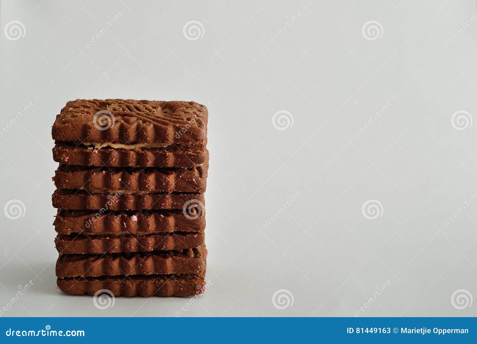 Stack of Golden Brown Biscuits Stock Image - Image of healthy, golden ...