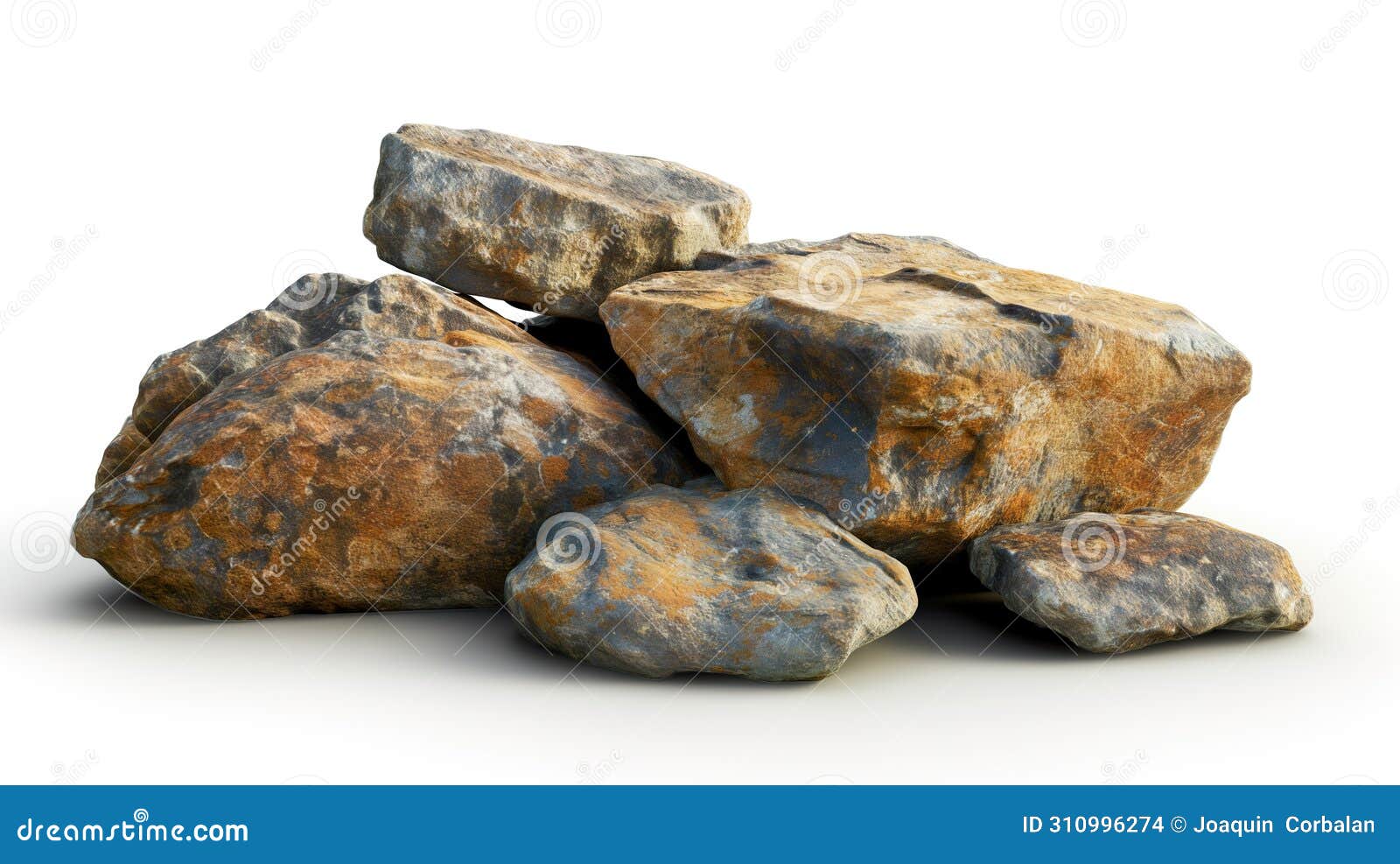 A Stack of Golden Rocks Precariously Balanced on Top of Each Other ...