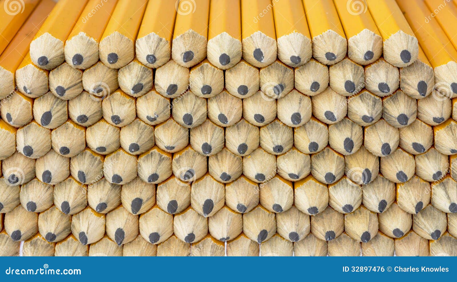 Stack of Golf Pencils Close Up Stock Photo - Image of pencils, stacked ...