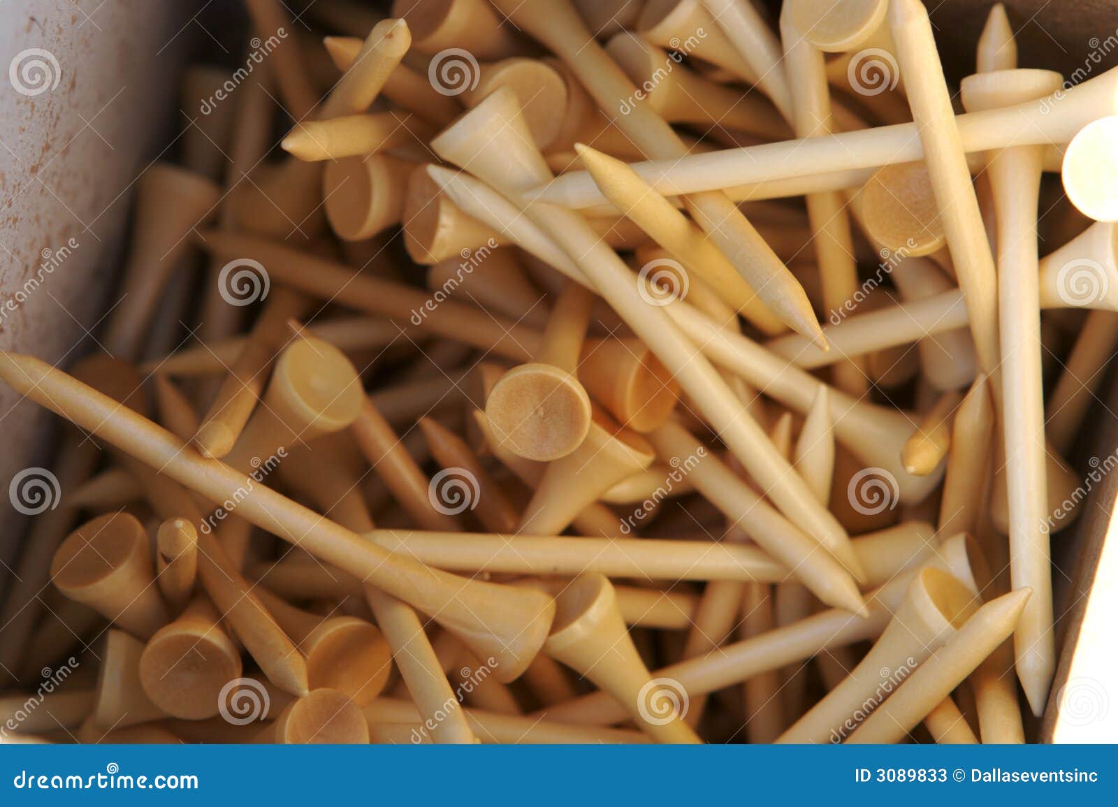 Stack of golf tees stock image. Image of outdoor, golfcourse - 3089833