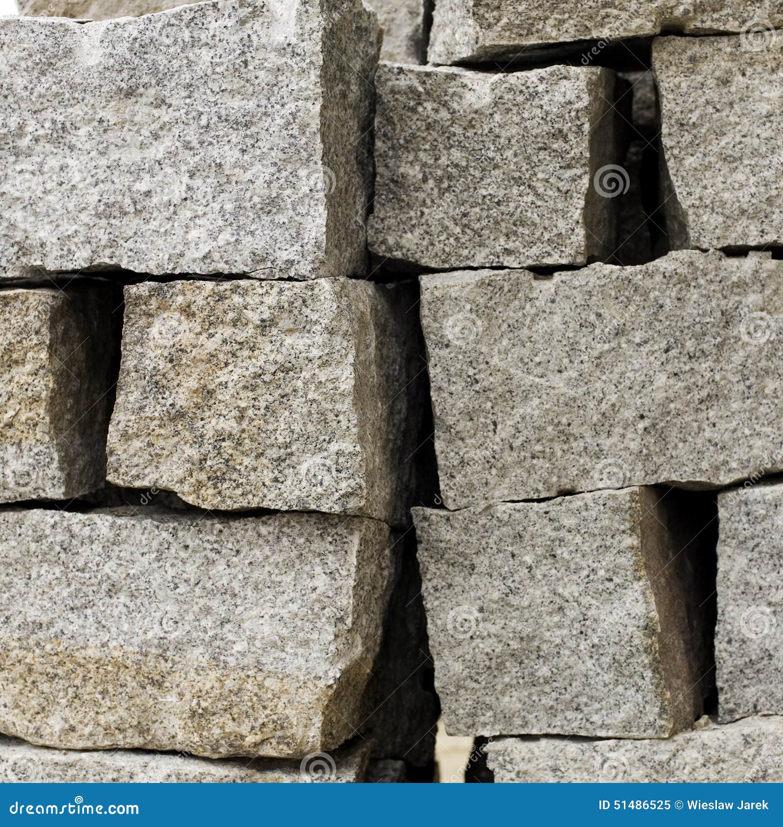 Stack of granite pavement stock image. Image of grey - 51486525