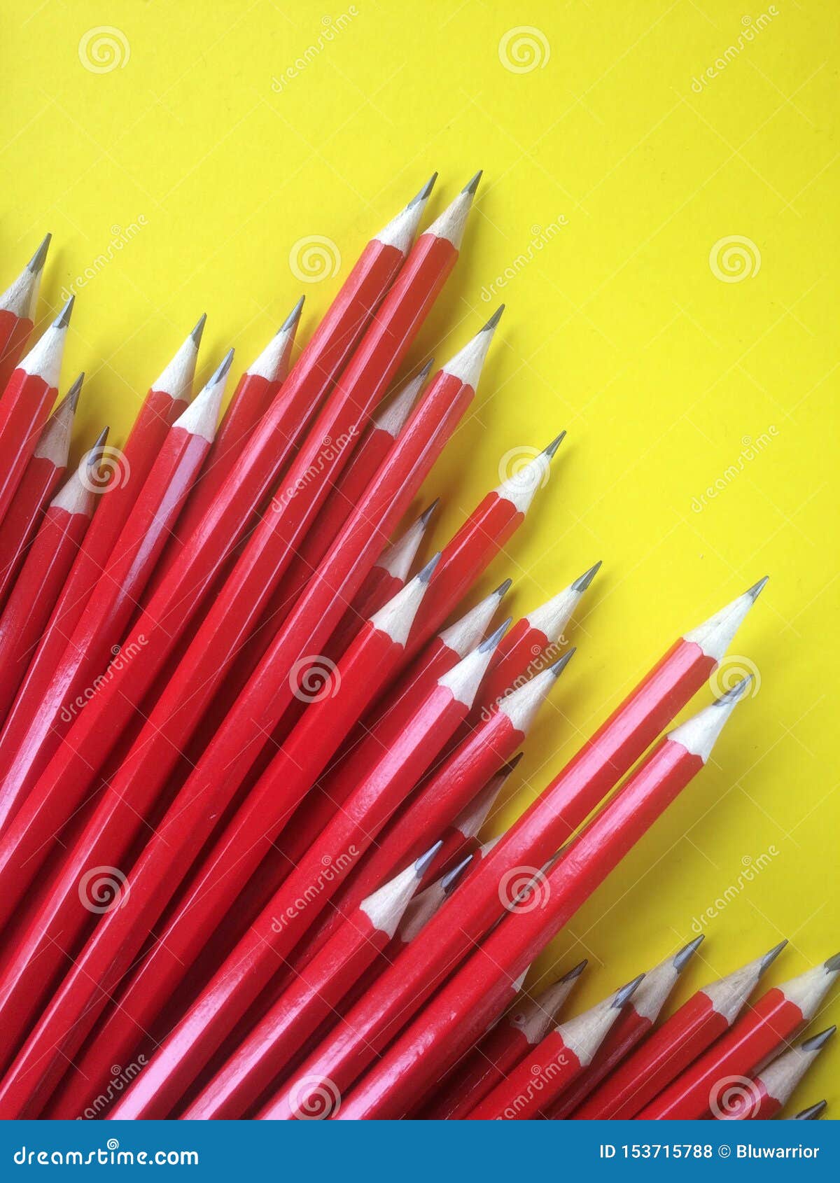 Stack of Graphite Red Pencils Stock Photo - Image of objects, concept ...