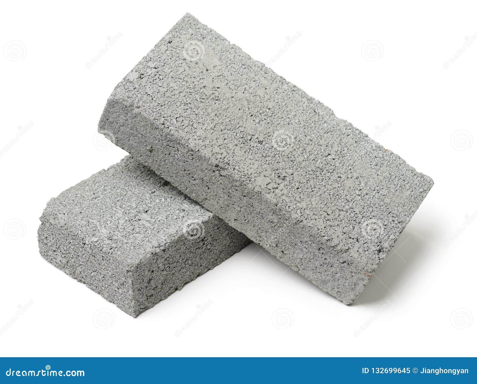 Stack of Gray Clay Bricks for Construction Stock Image - Image of stack ...