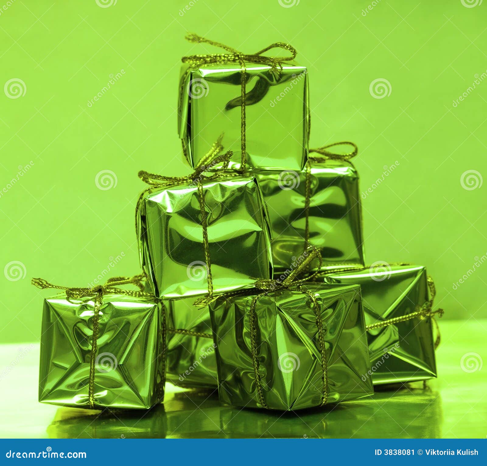 Stack of green gift boxes stock image. Image of celebration - 3838081