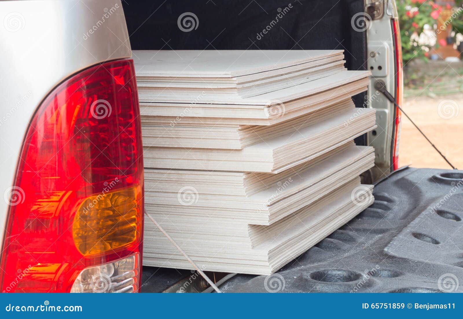 The Stack of Gypsum Board for Construction Stock Image - Image of ...