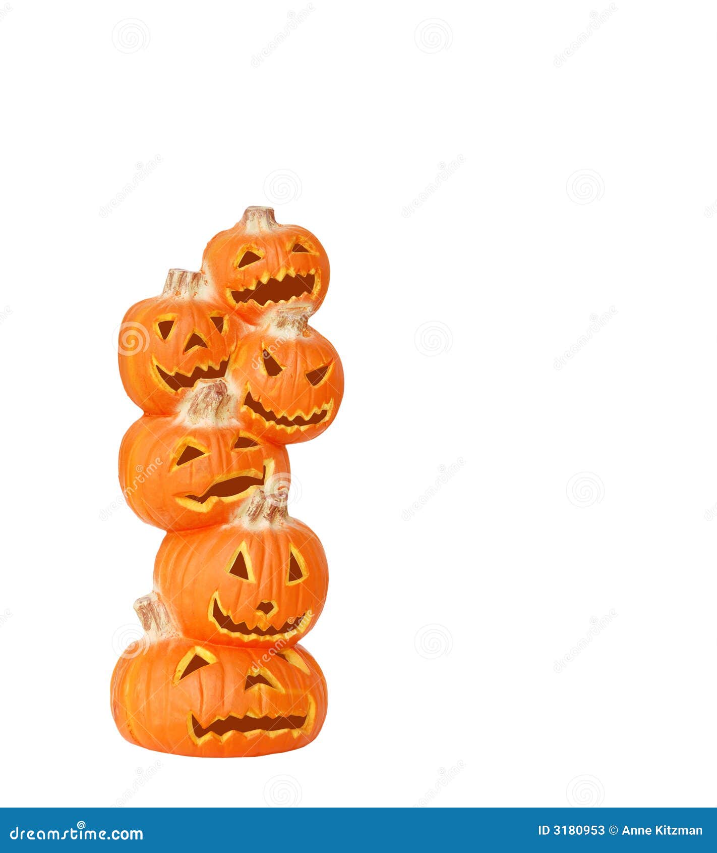 Stack of Halloween Pumpkins Stock Image - Image of lantern, carving ...