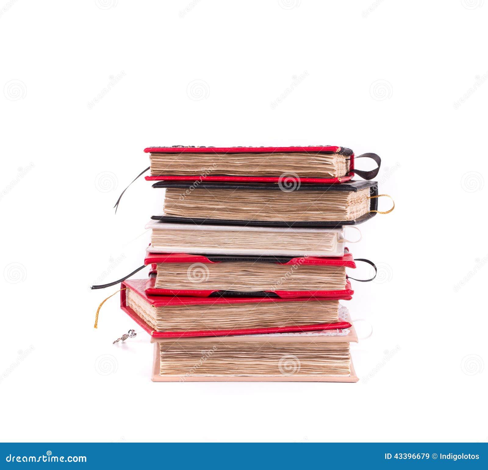 Stack of Handmade Notebooks. Stock Image - Image of aged, note: 43396679