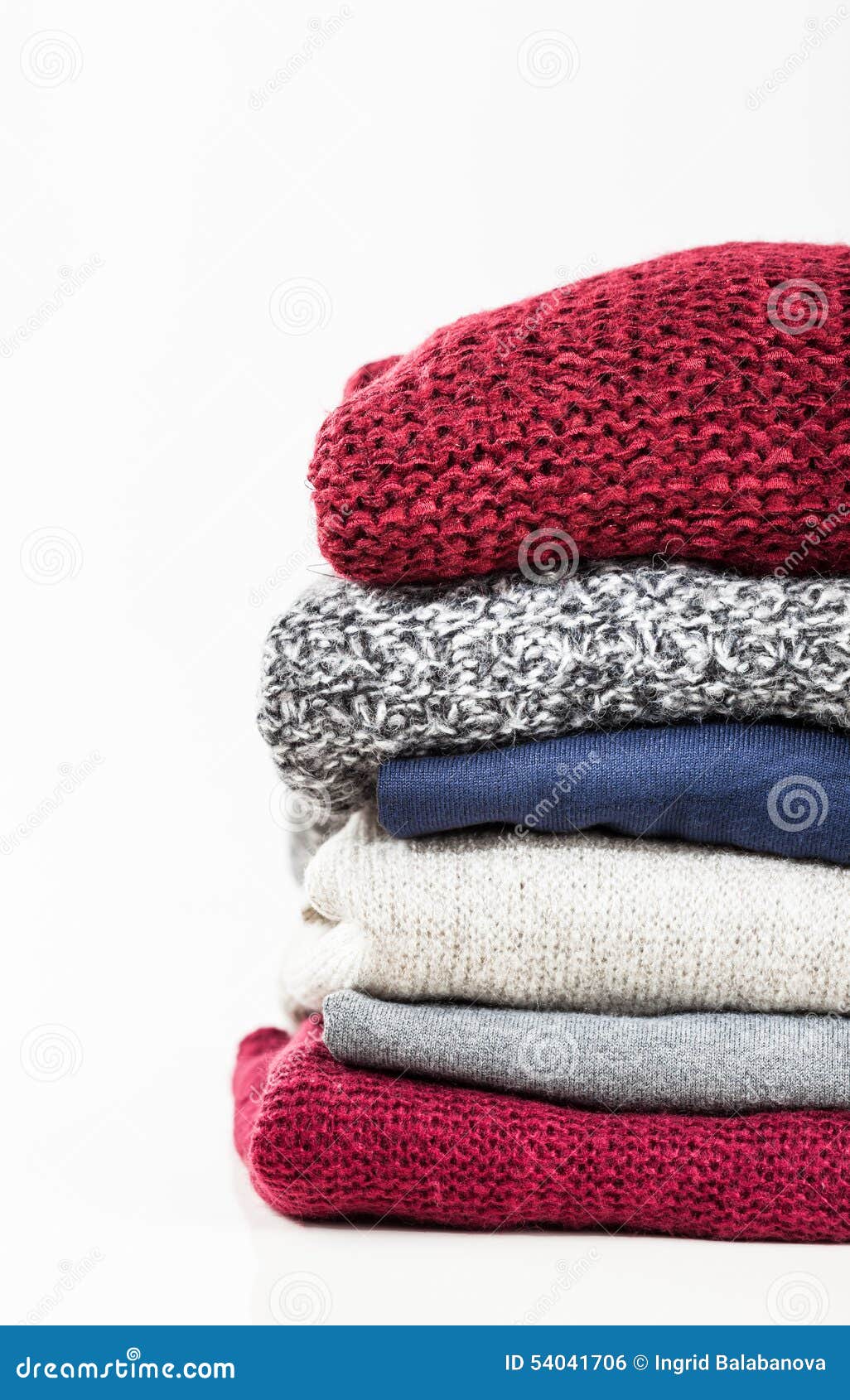 Stack of Handmade Wool Sweaters Stock Photo - Image of knitting, comfy ...