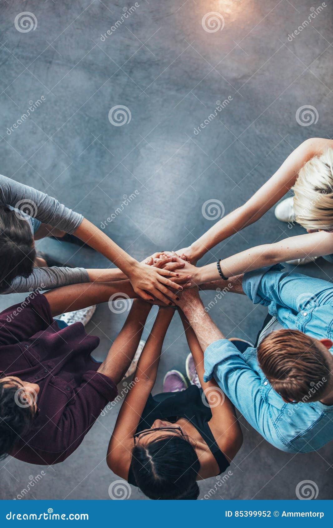 Stack of Hands Symbolizing Trust and Cooperation Stock Photo - Image of ...