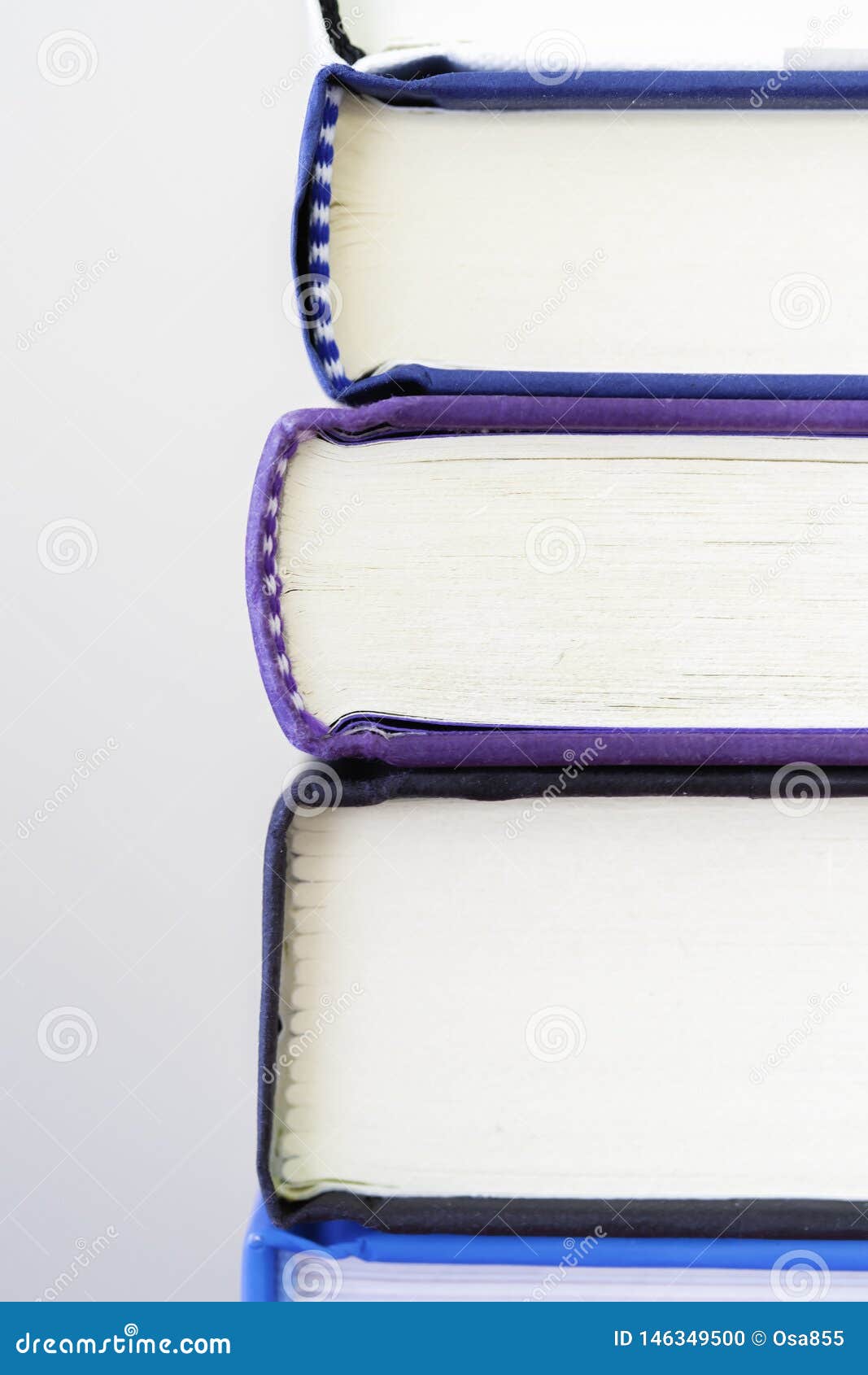 Stack of Hardcover Books in Library for Reading Stock Photo - Image of ...