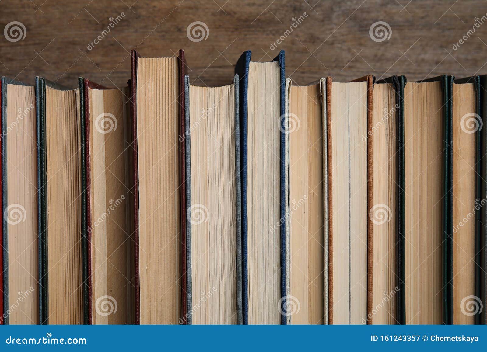 Stack of Hardcover Books on Background Stock Image - Image of book ...