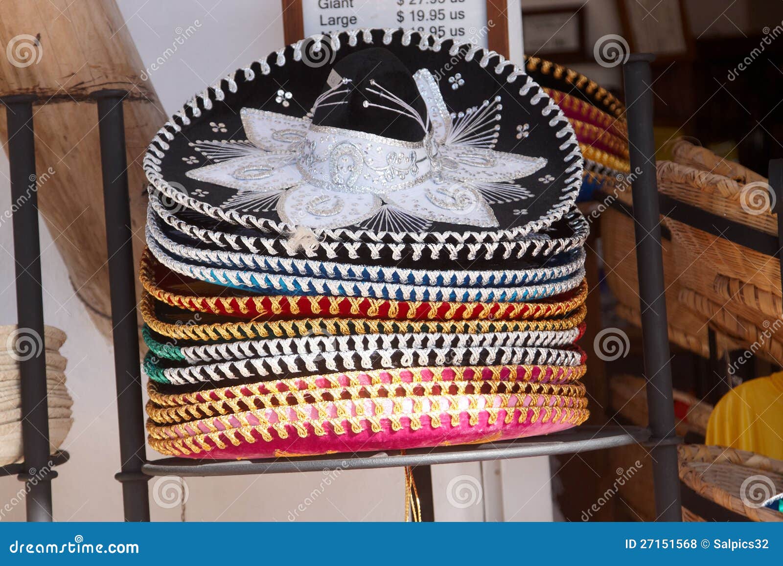 A stack of hats stock photo. Image of colours, stack - 27151568