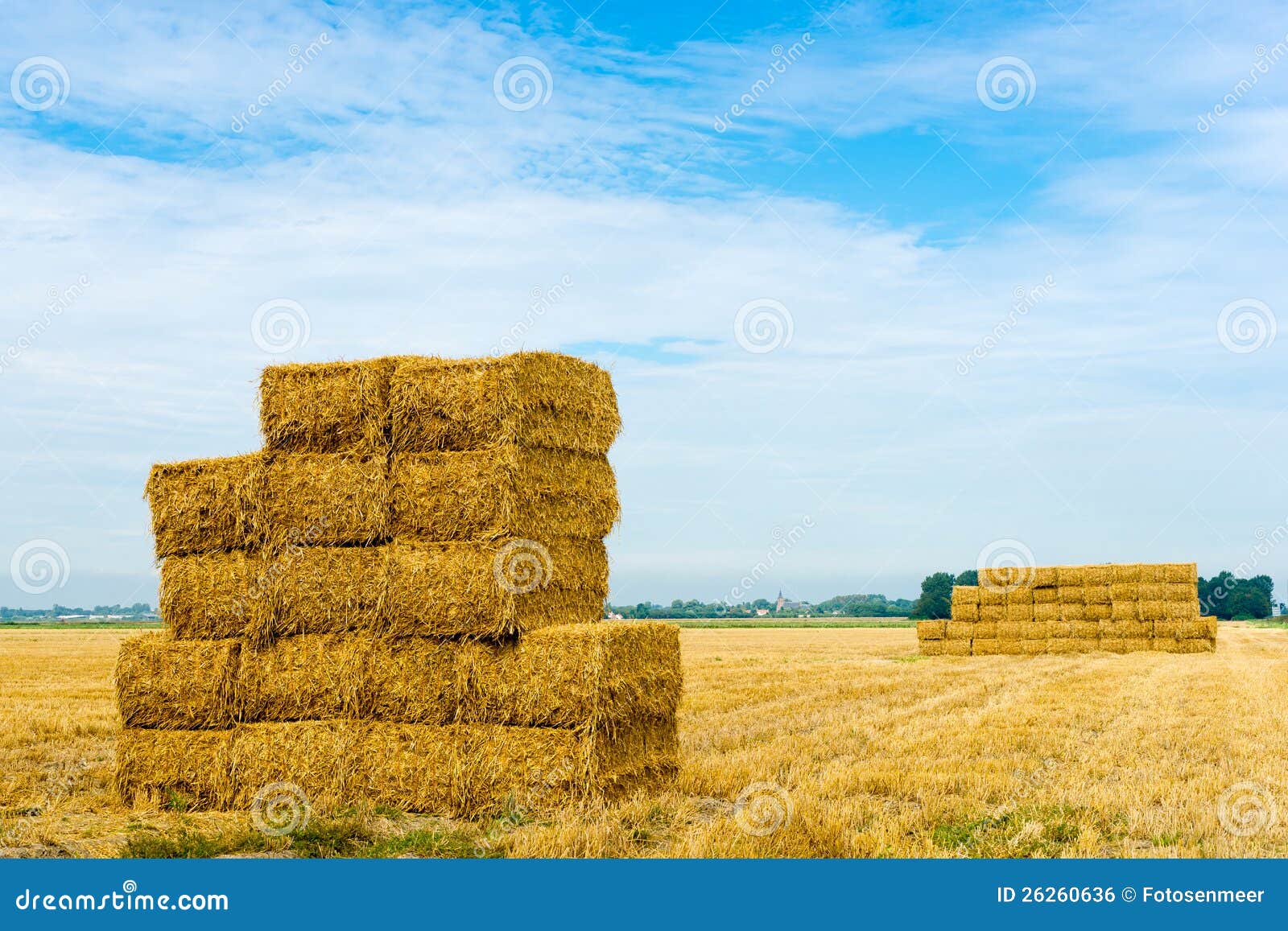 Stack of hay bales stock photo. Image of beige, haystack - 26260636