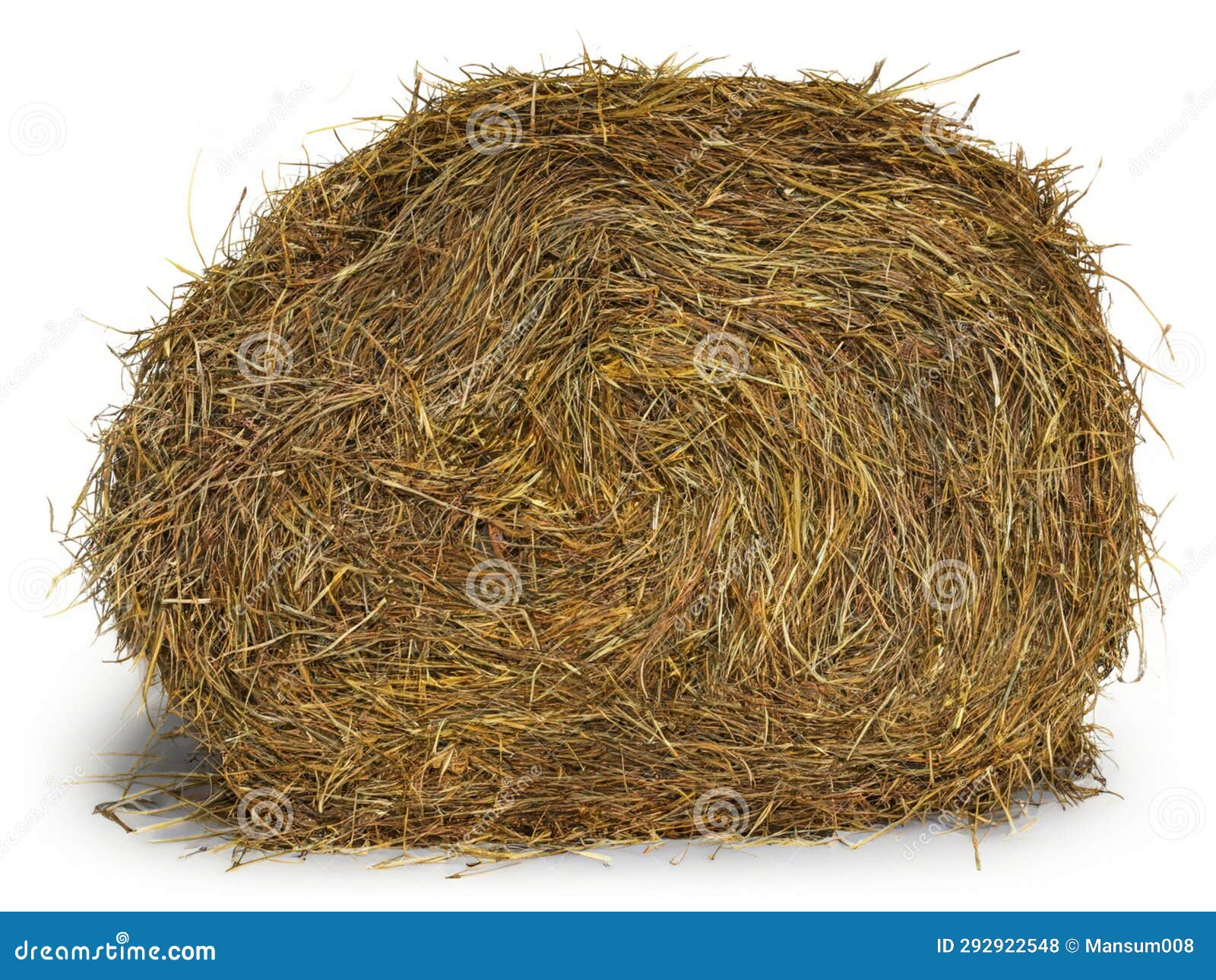 Stack of Hay on a White Background. Isolated on White Stock Photo ...