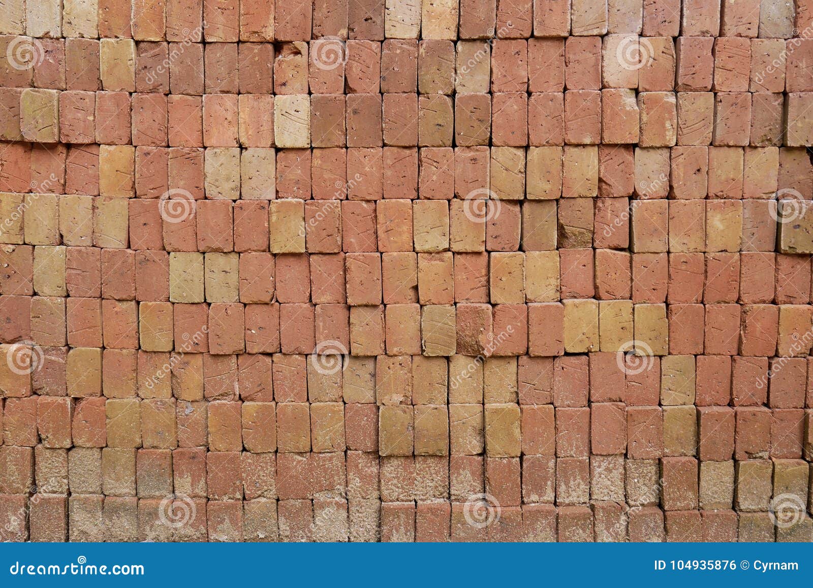 Stack and Heap of Red Bricks Background Stock Photo - Image of ...