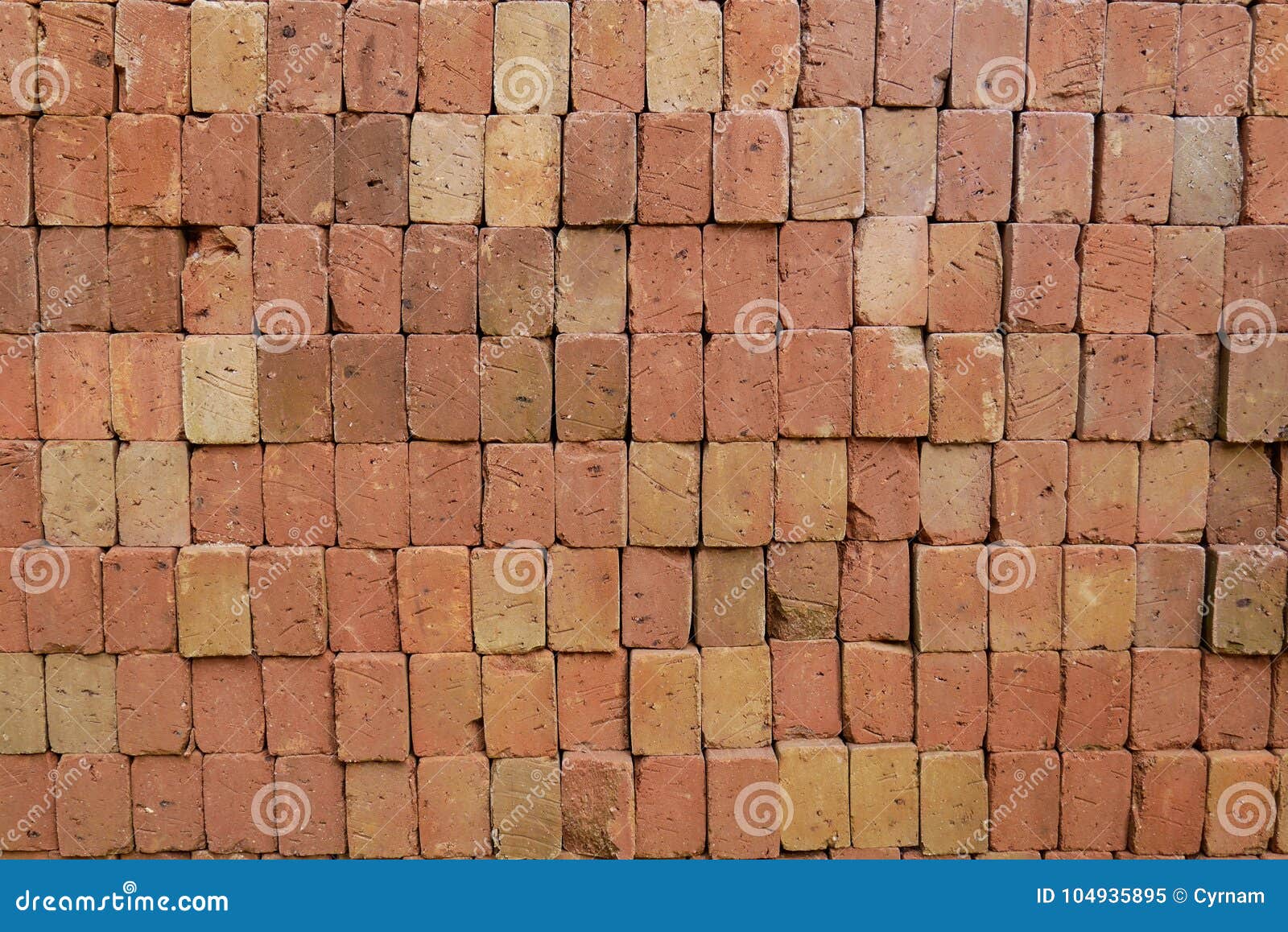 Stack and Heap of Red Bricks Background Stock Image - Image of ...